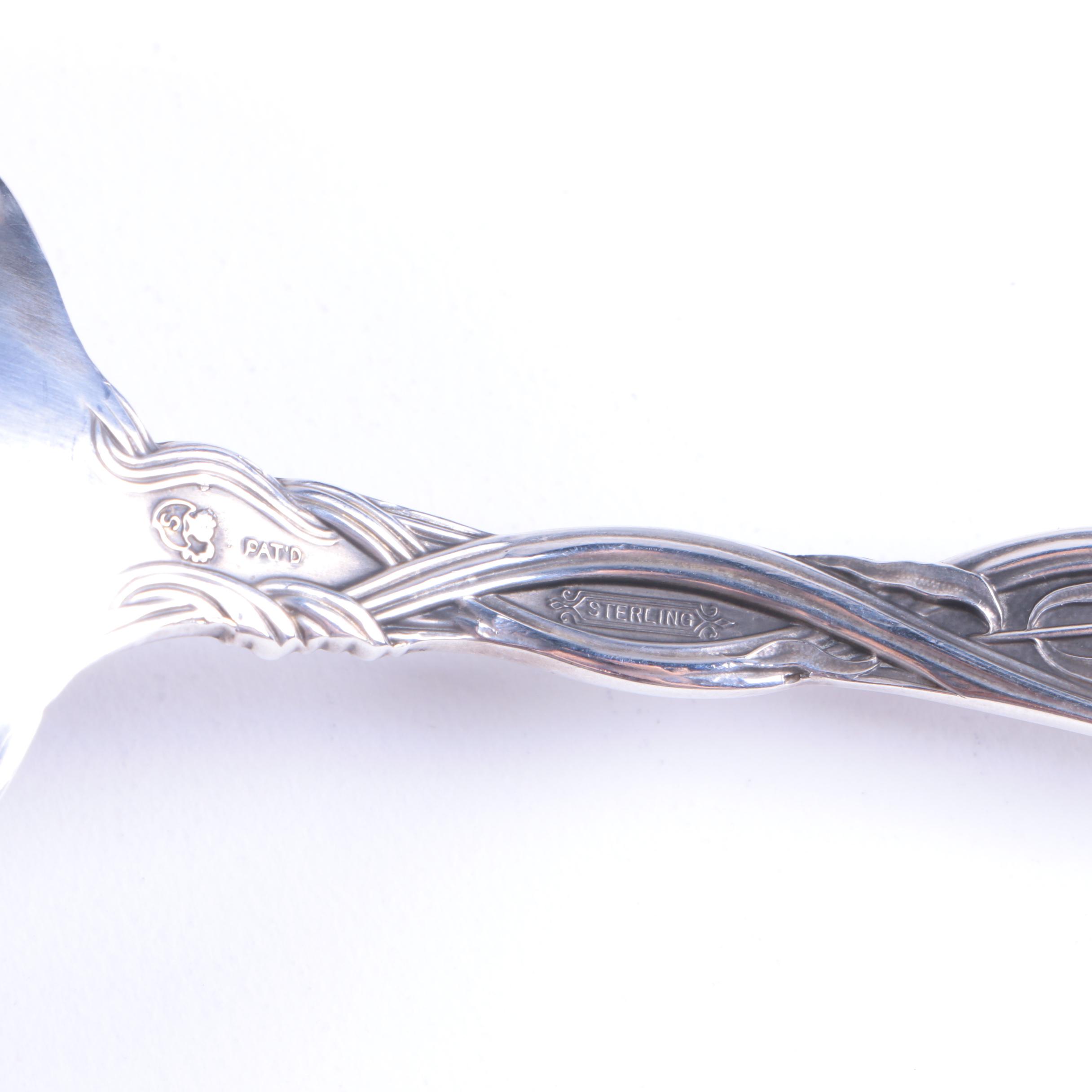 Simpson, Hall, Miller, & Co. Sterling Silver Serving Set | EBTH