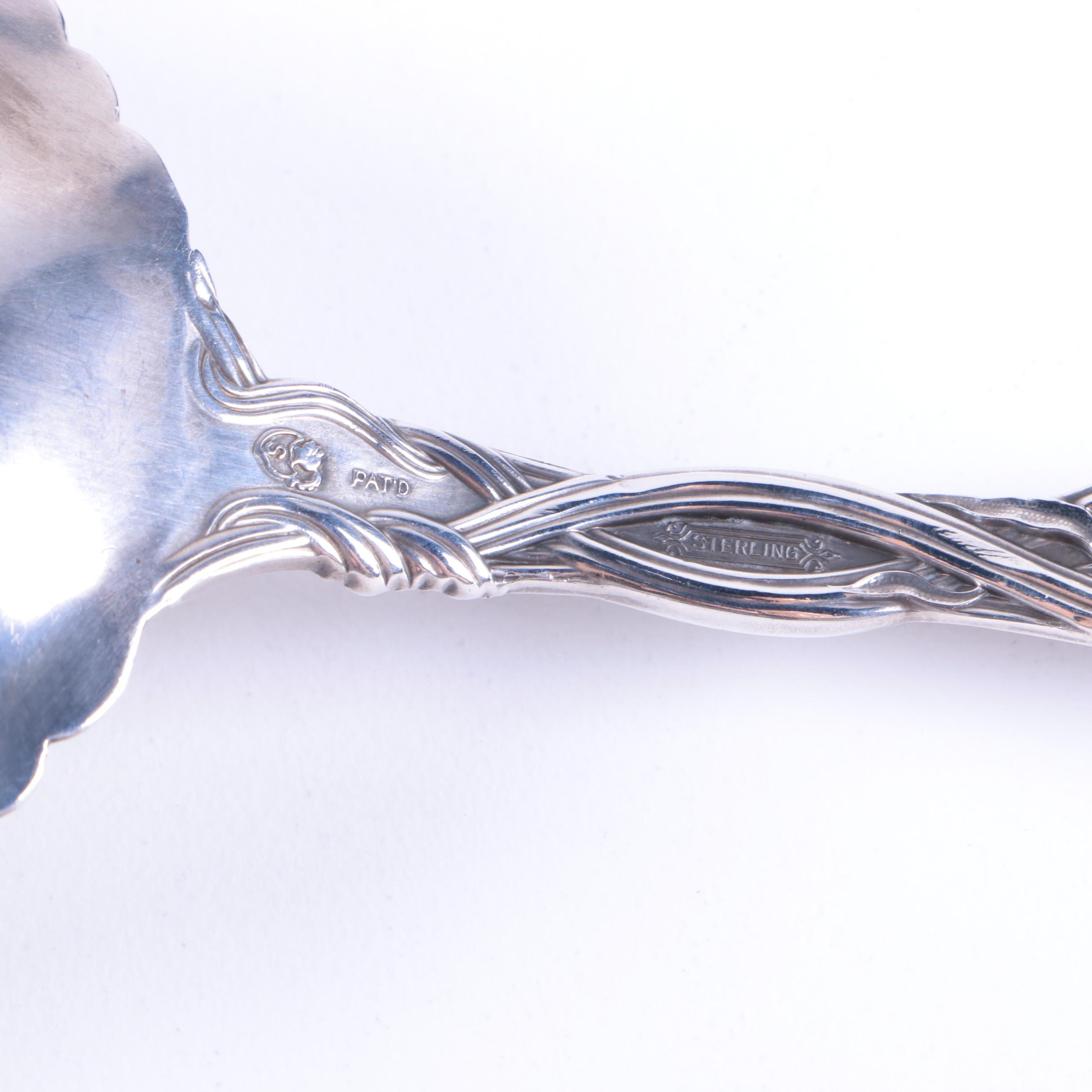 Simpson, Hall, Miller, & Co. Sterling Silver Serving Set | EBTH