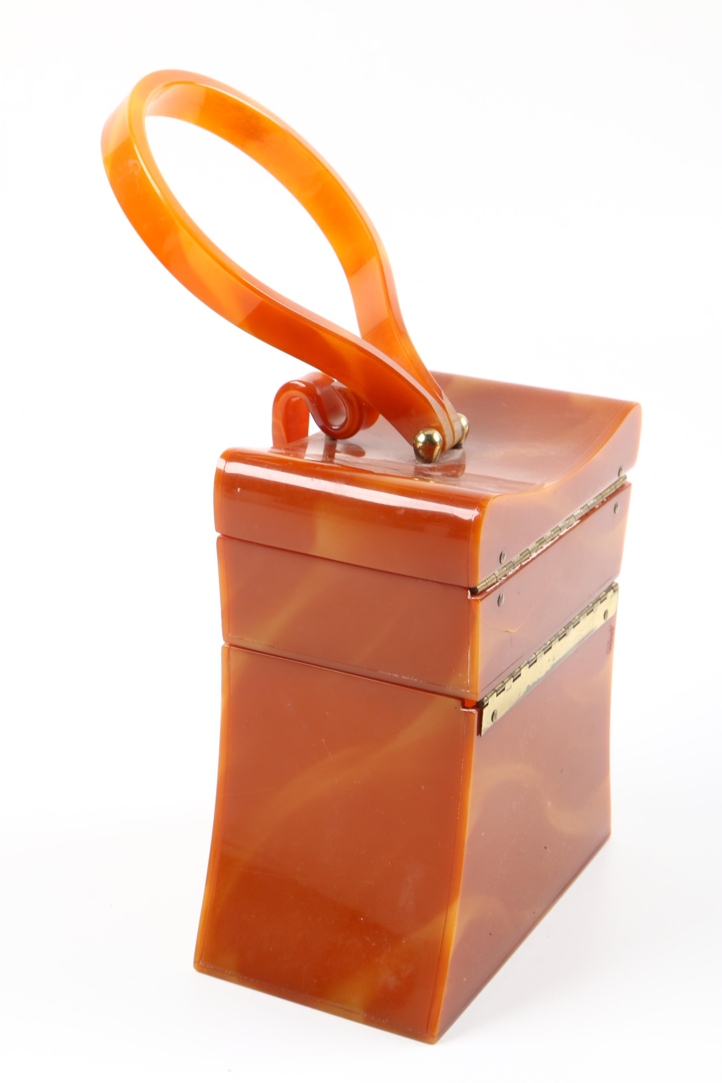 Circa 1950s Vintage Wilardy Lucite Handbag | EBTH