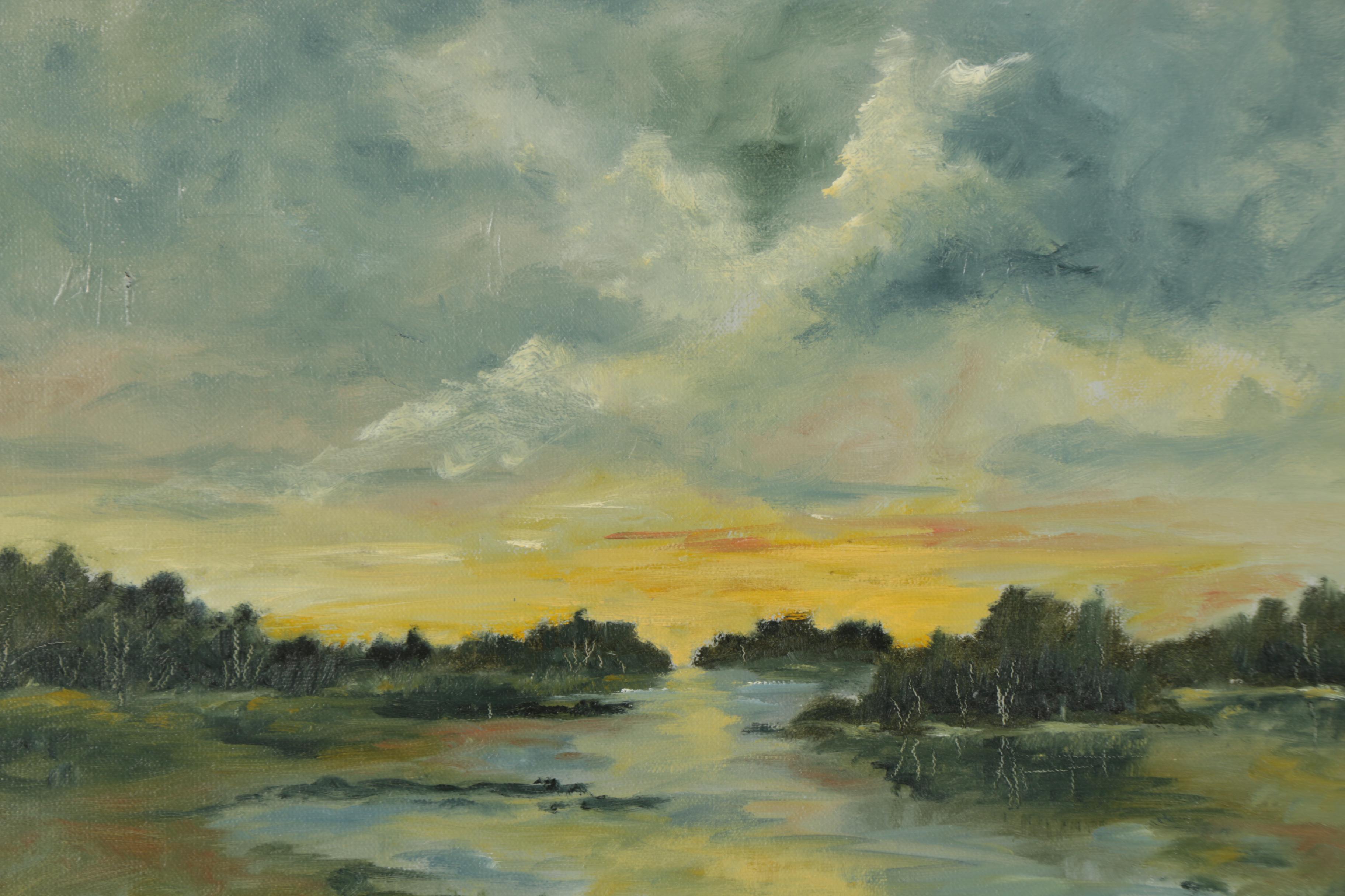 Lois A. Goldstone Oil Painting on Canvas Landscape | EBTH