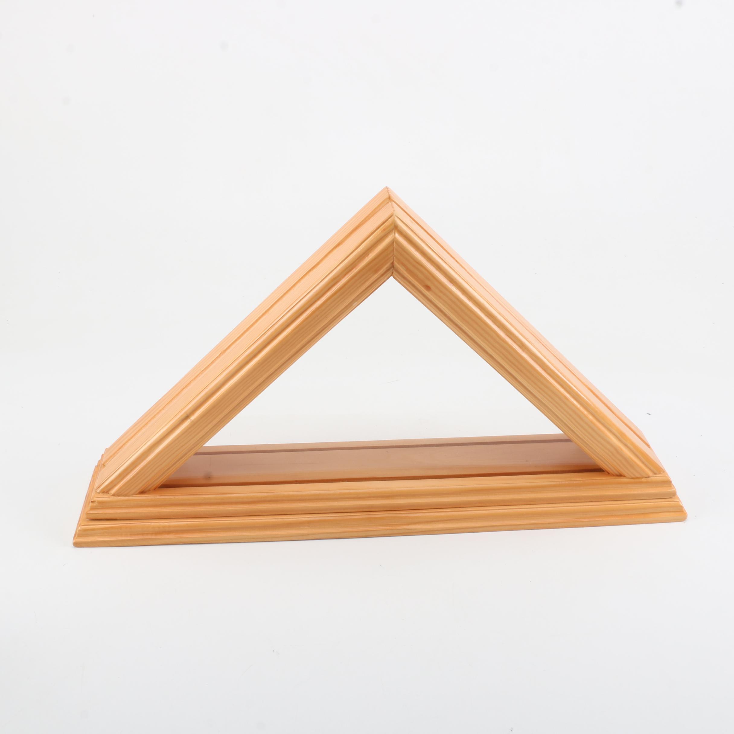 Wooden Folded Flag Frame | EBTH