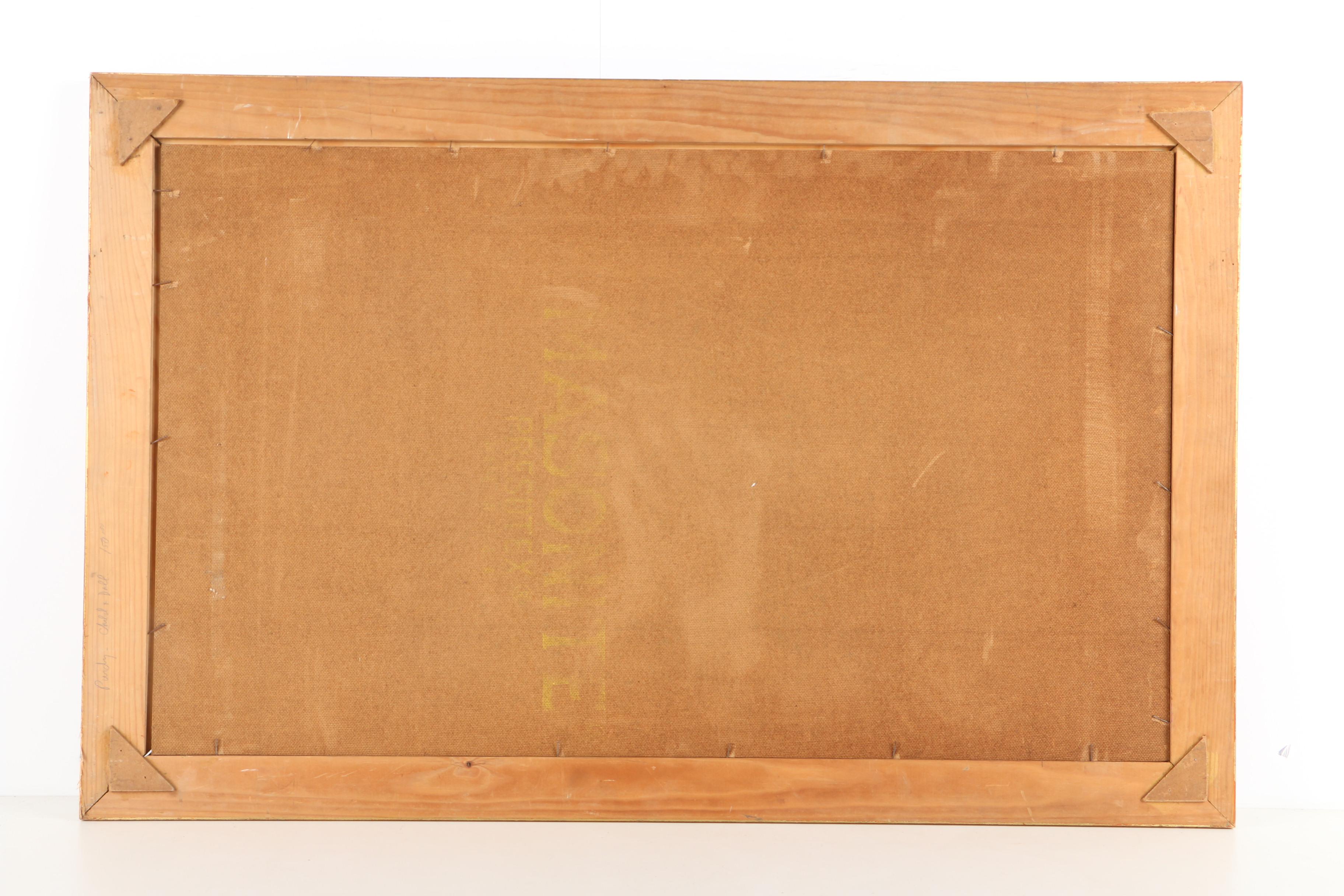 Donald Purdy Mixed Media and Oil Painting of Abstract Composition | EBTH