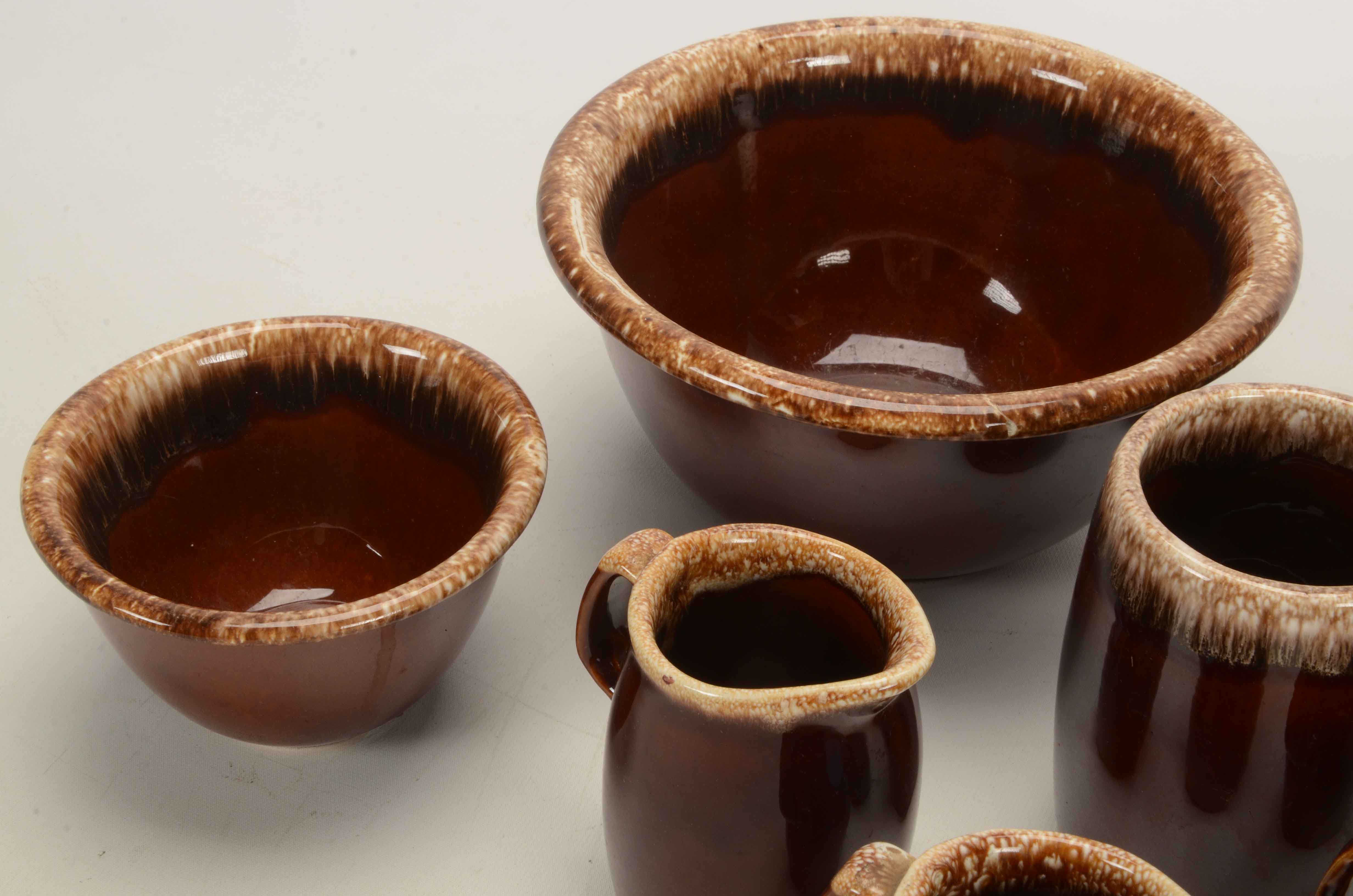 Brown Drip Hull Pottery | EBTH