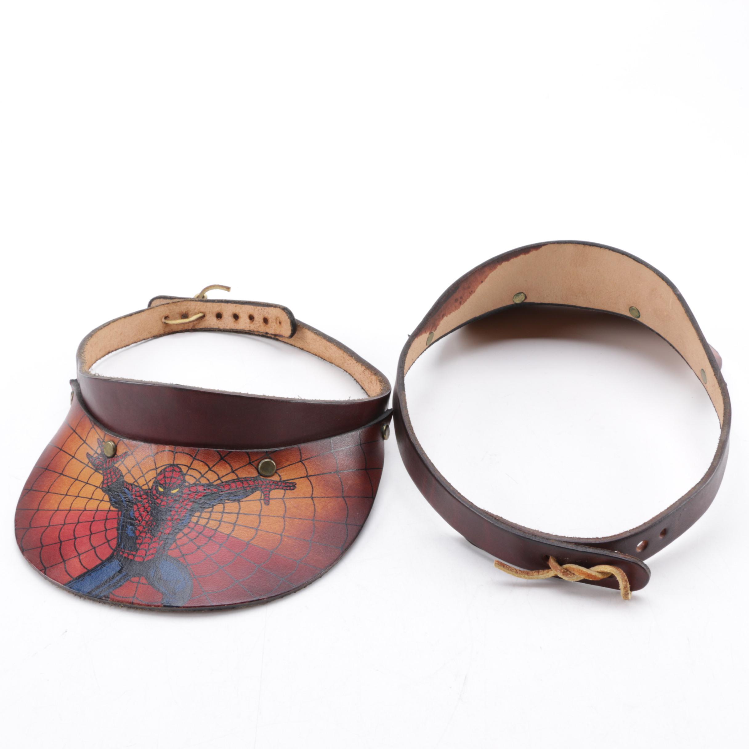 Spider-Man Leather Visors | EBTH