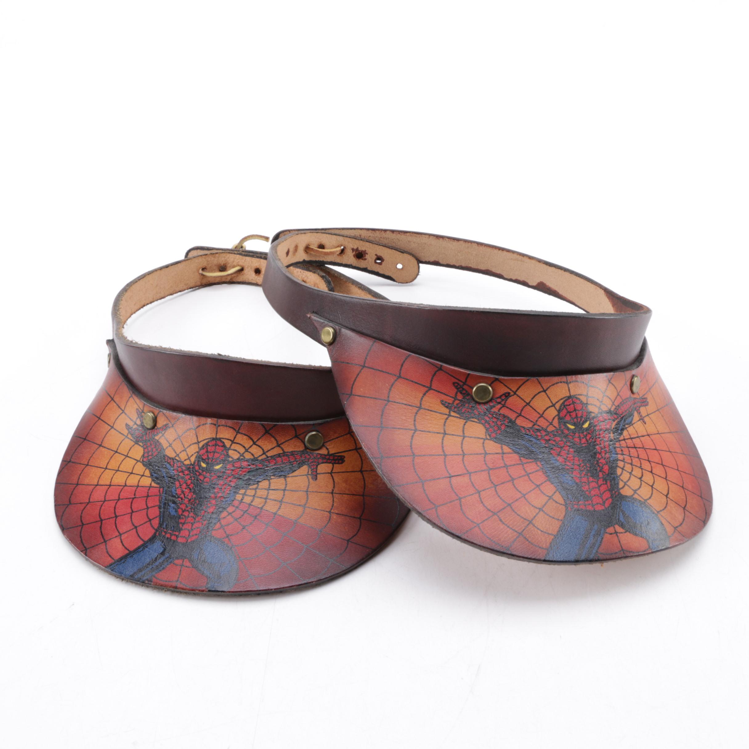 Spider-Man Leather Visors | EBTH