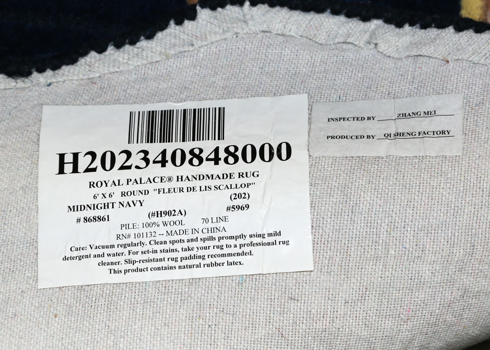 Royal Palace Handmade Wool Rug | EBTH