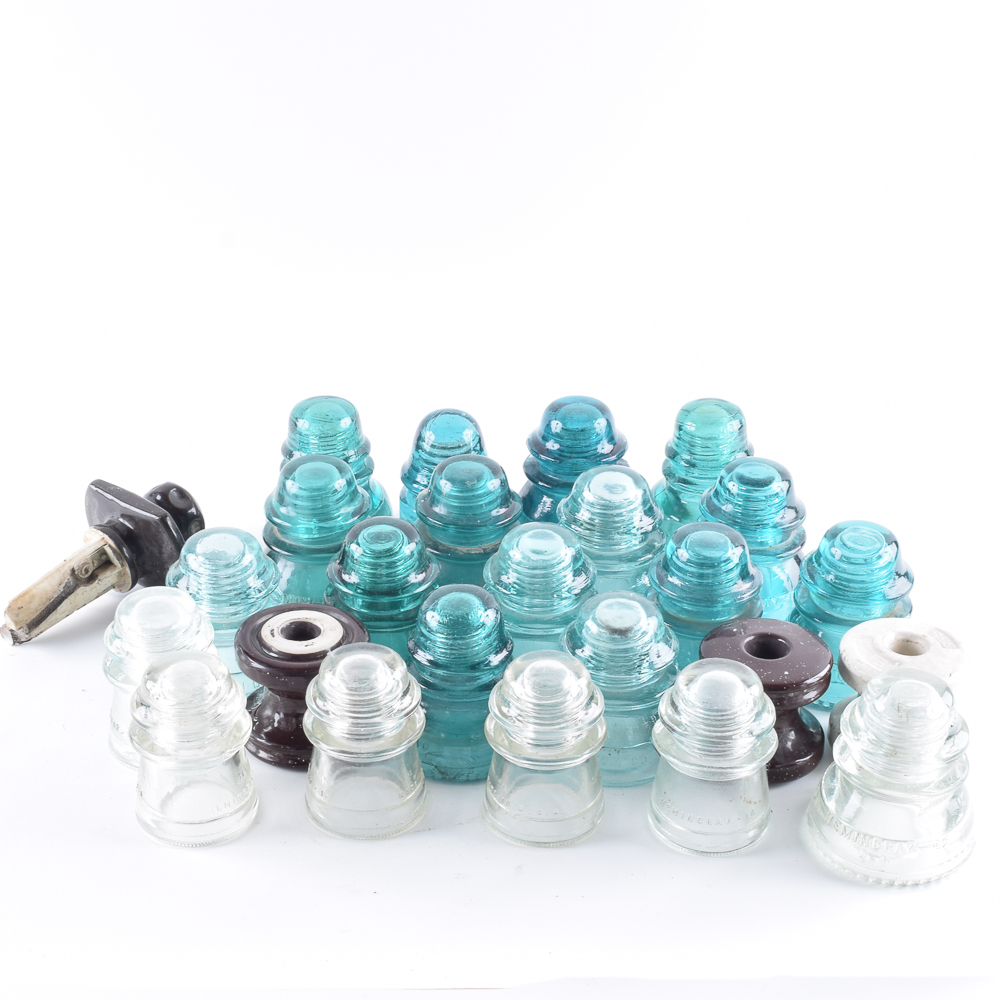 Ceramic and Colored Glass Insulators | EBTH