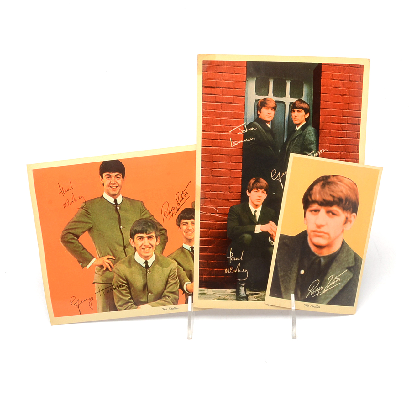 Three 1964 "The Beatles" Souvenir Postcards | EBTH