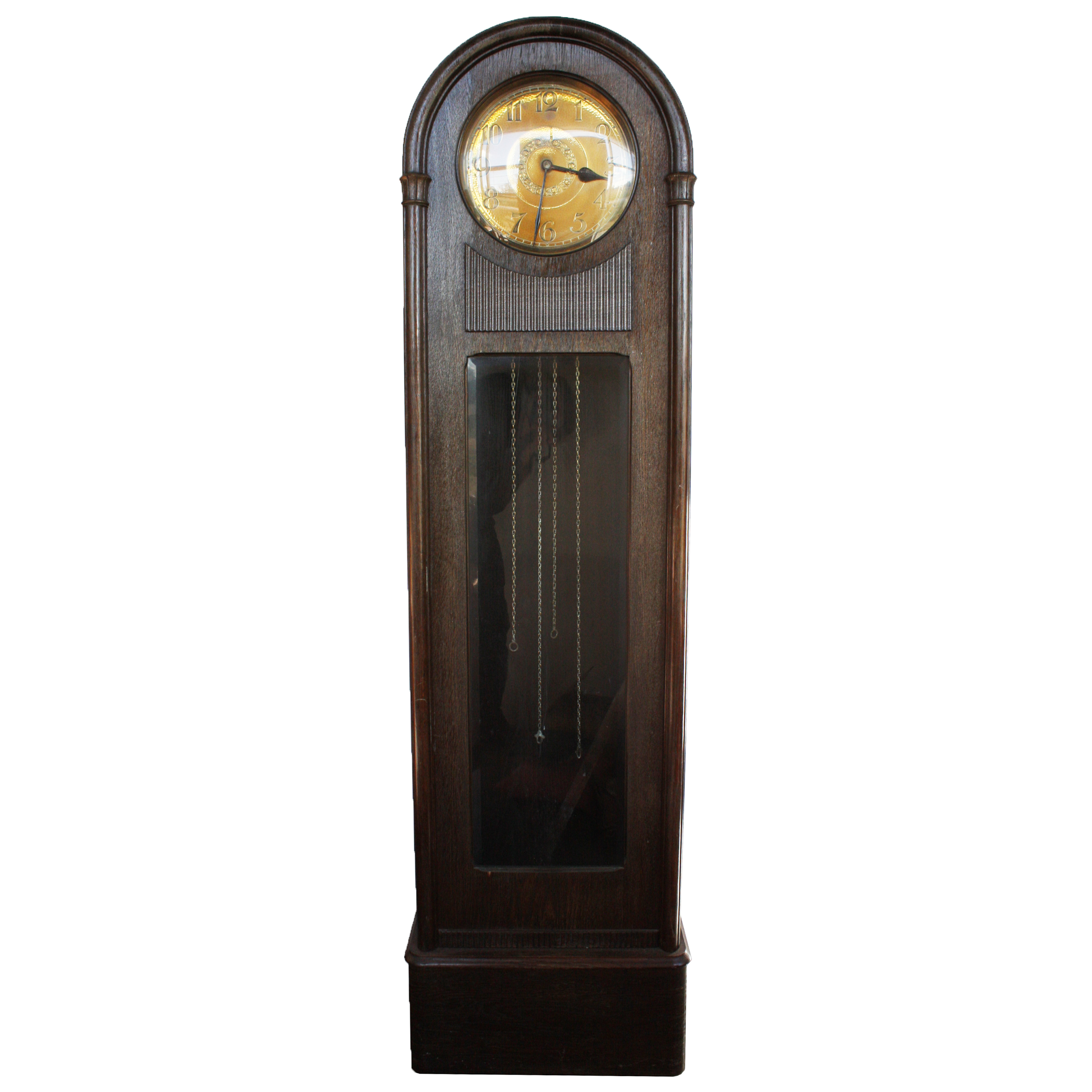 Antique Divina Gong Carved Wooden Grandfather Clock | EBTH