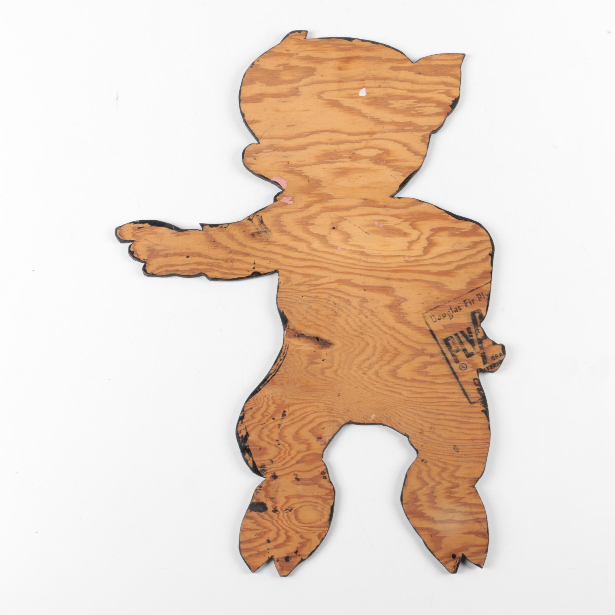Wood Cartoon Character Cut-Outs | EBTH