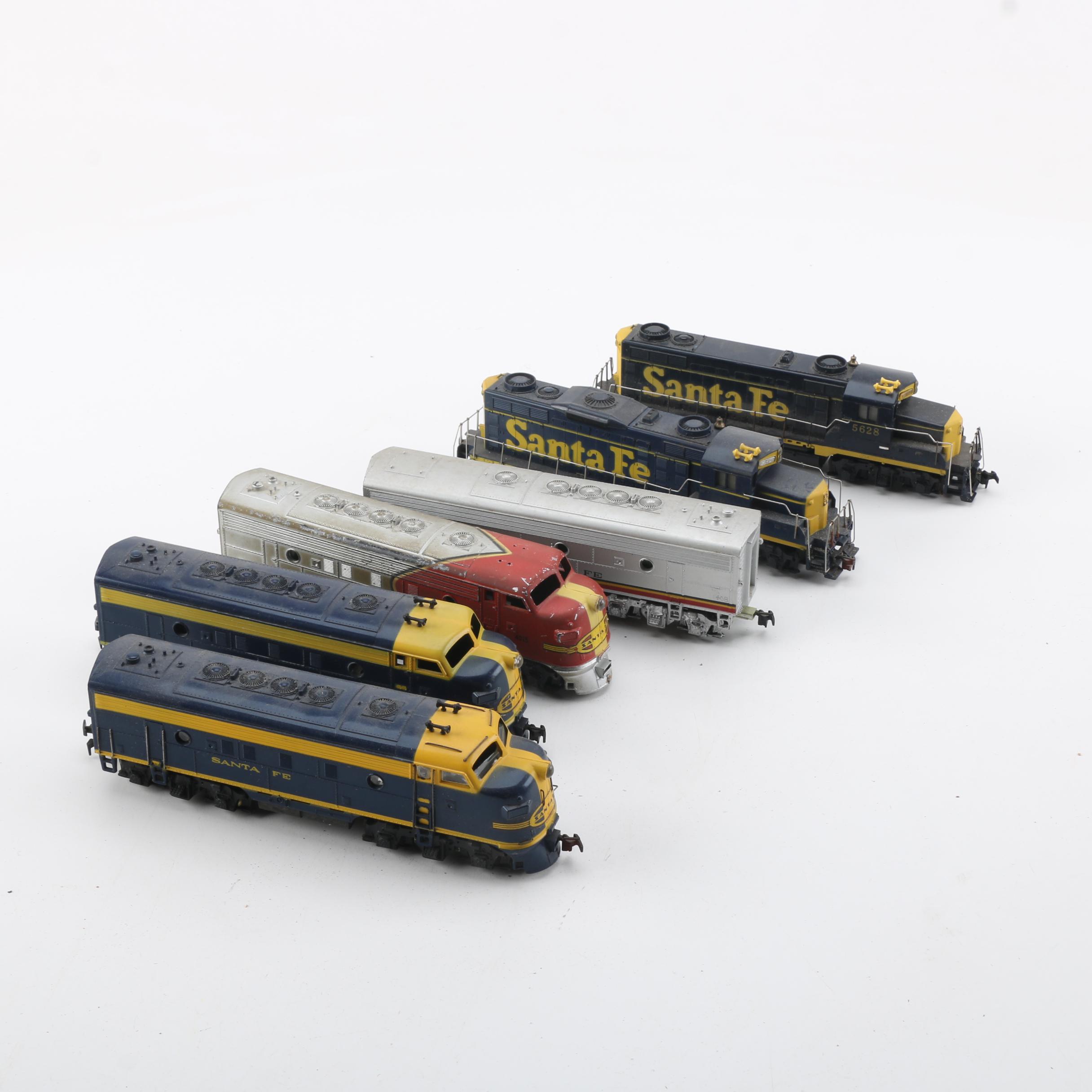 HO Scale Santa Fe Diesel Engines by Mantua-Tyco | EBTH