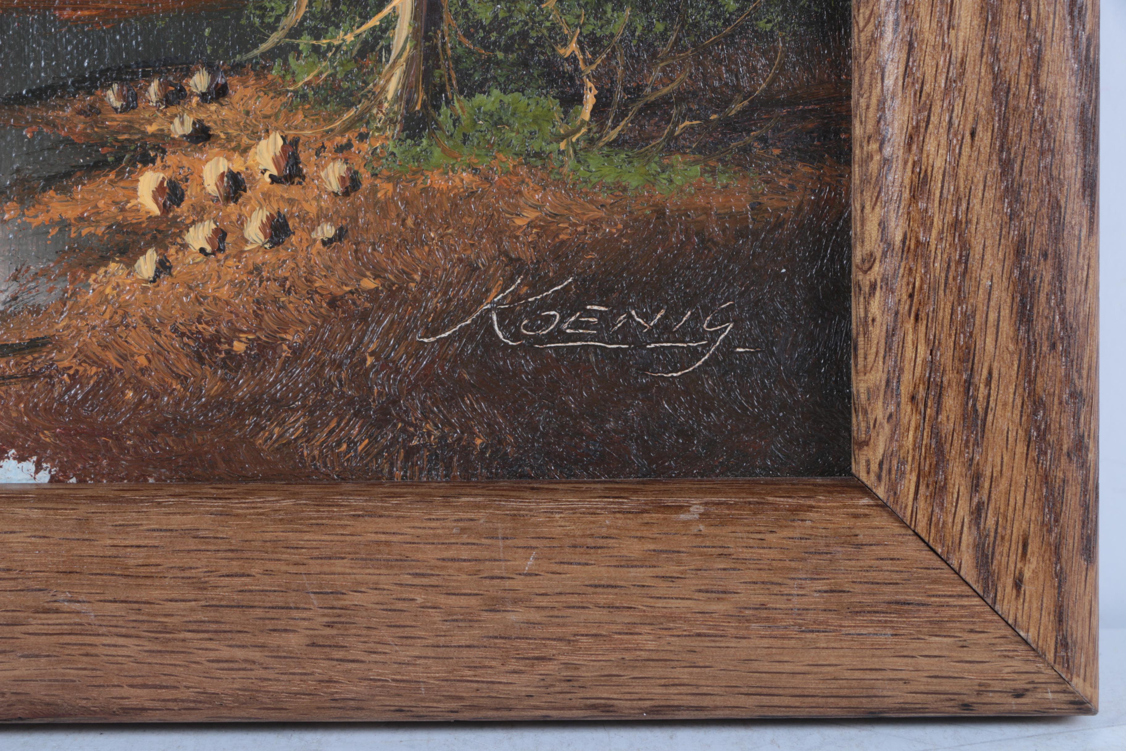 Koenig Oil Painting on Canvas Landscape | EBTH