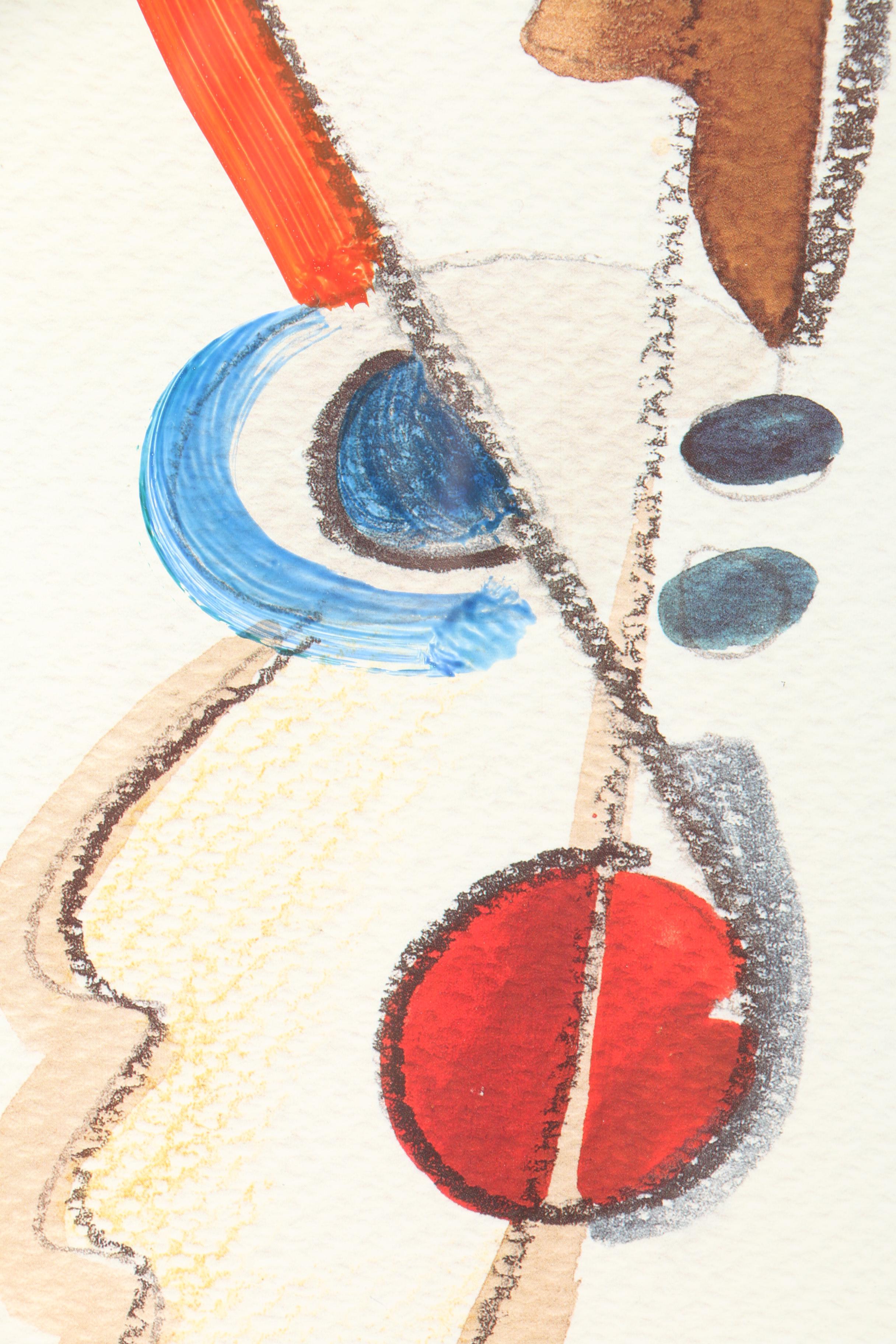 Alfred Gockel Embellished Abstract Offset Lithograph | EBTH