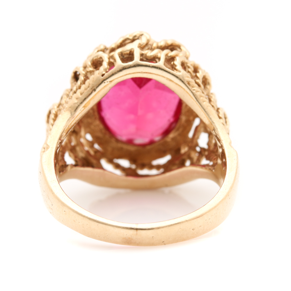 Esemco 14K Yellow Gold Ruby Ring | EBTH