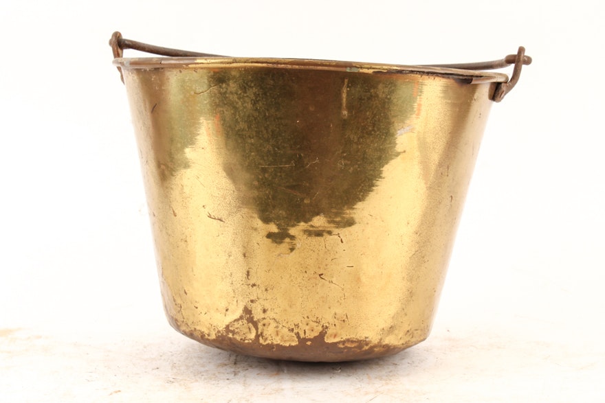 Antique Brass Buckets Including Haydens Ebth