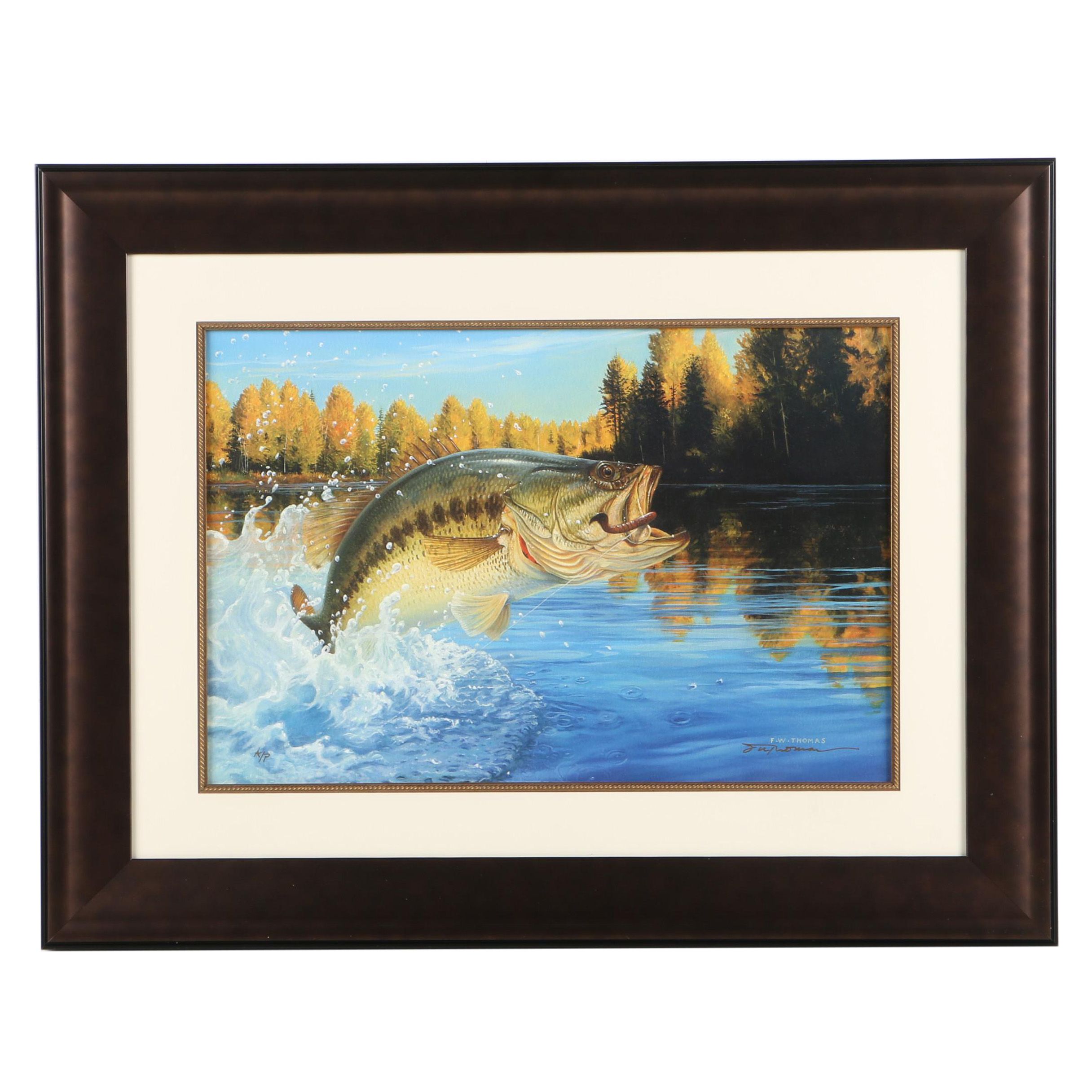 Fred W. Thomas Signed Artist Proof Offset Lithograph "Prime Time" | EBTH