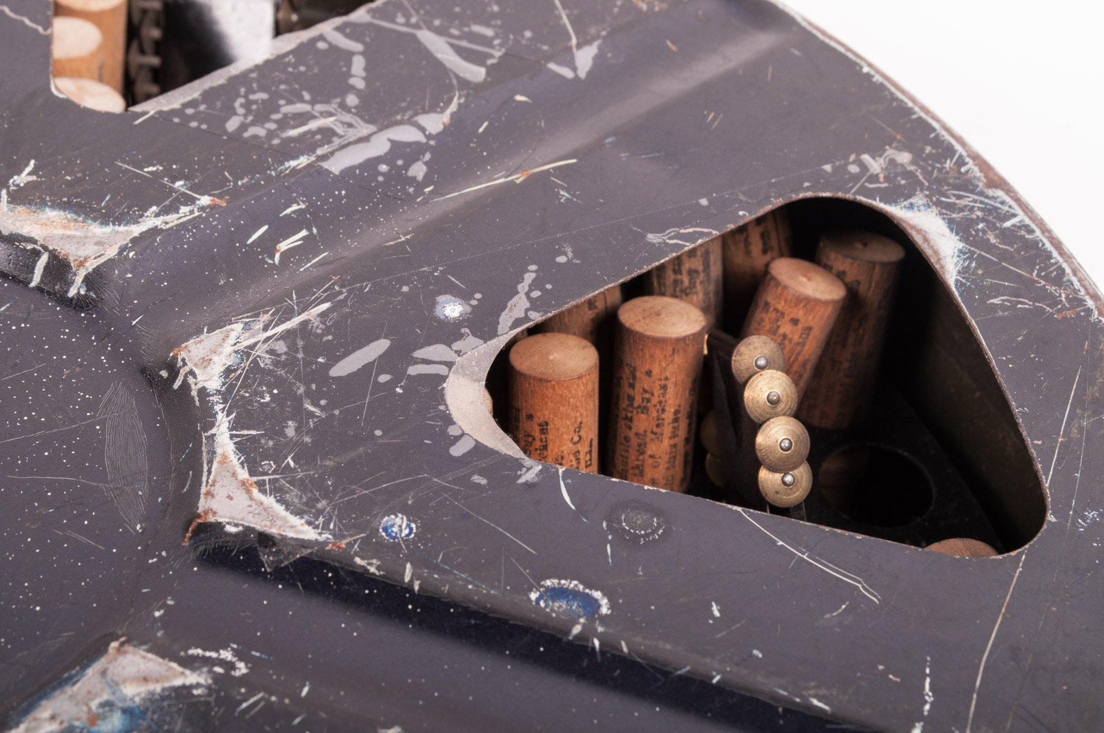 Antique 1909 Boye Brand Needles and Shuttles Dispenser Cabinet | EBTH