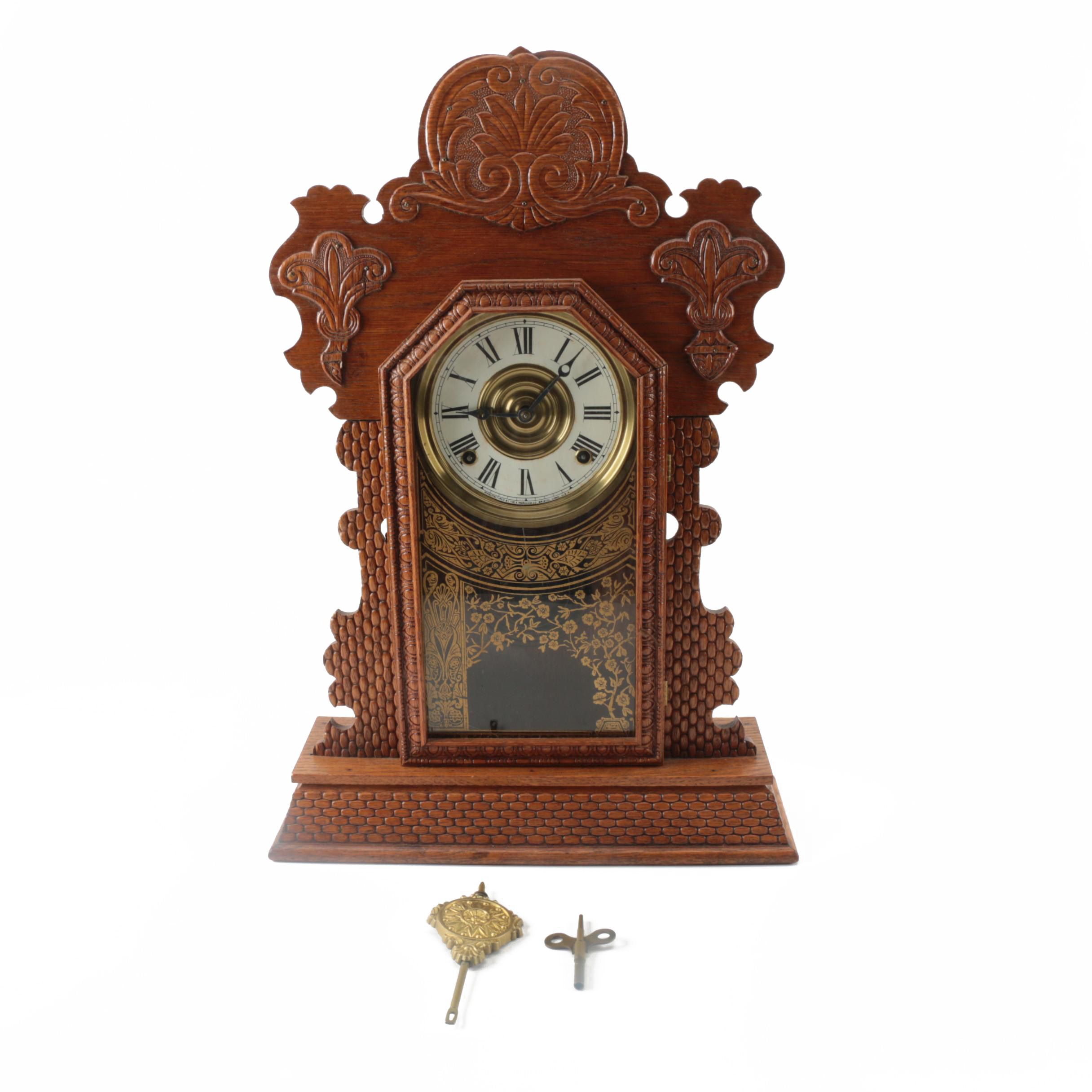 Ingraham Co. Gingerbread Clock | EBTH