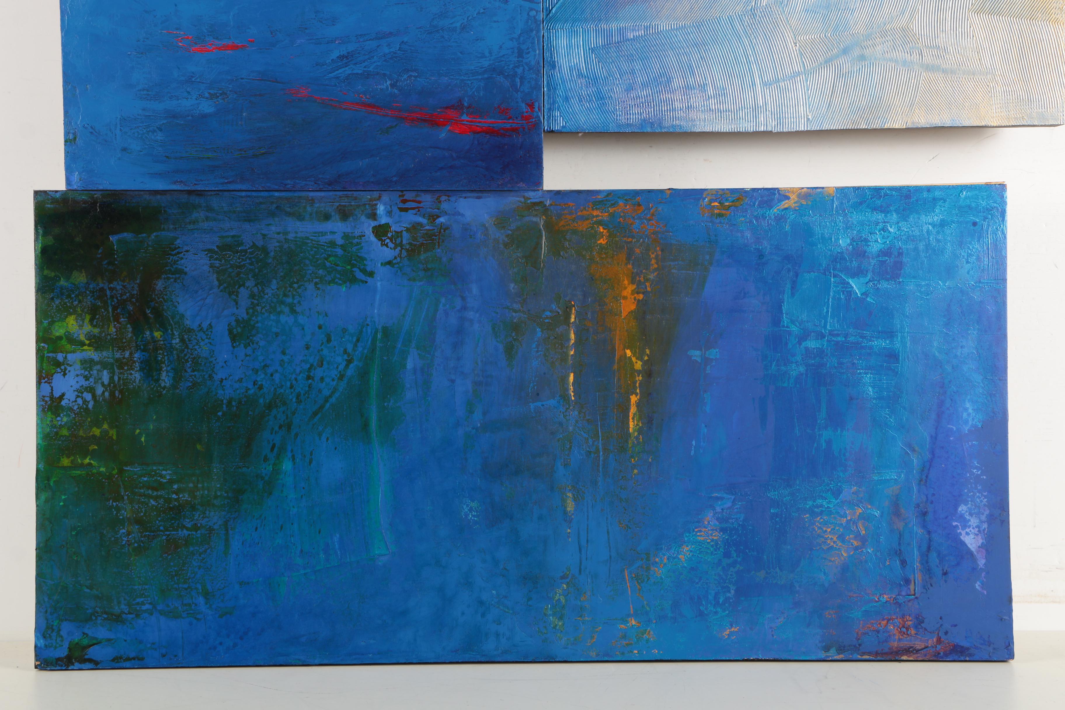 Sculptural Oil Painting Attributed to Robert Rector | EBTH