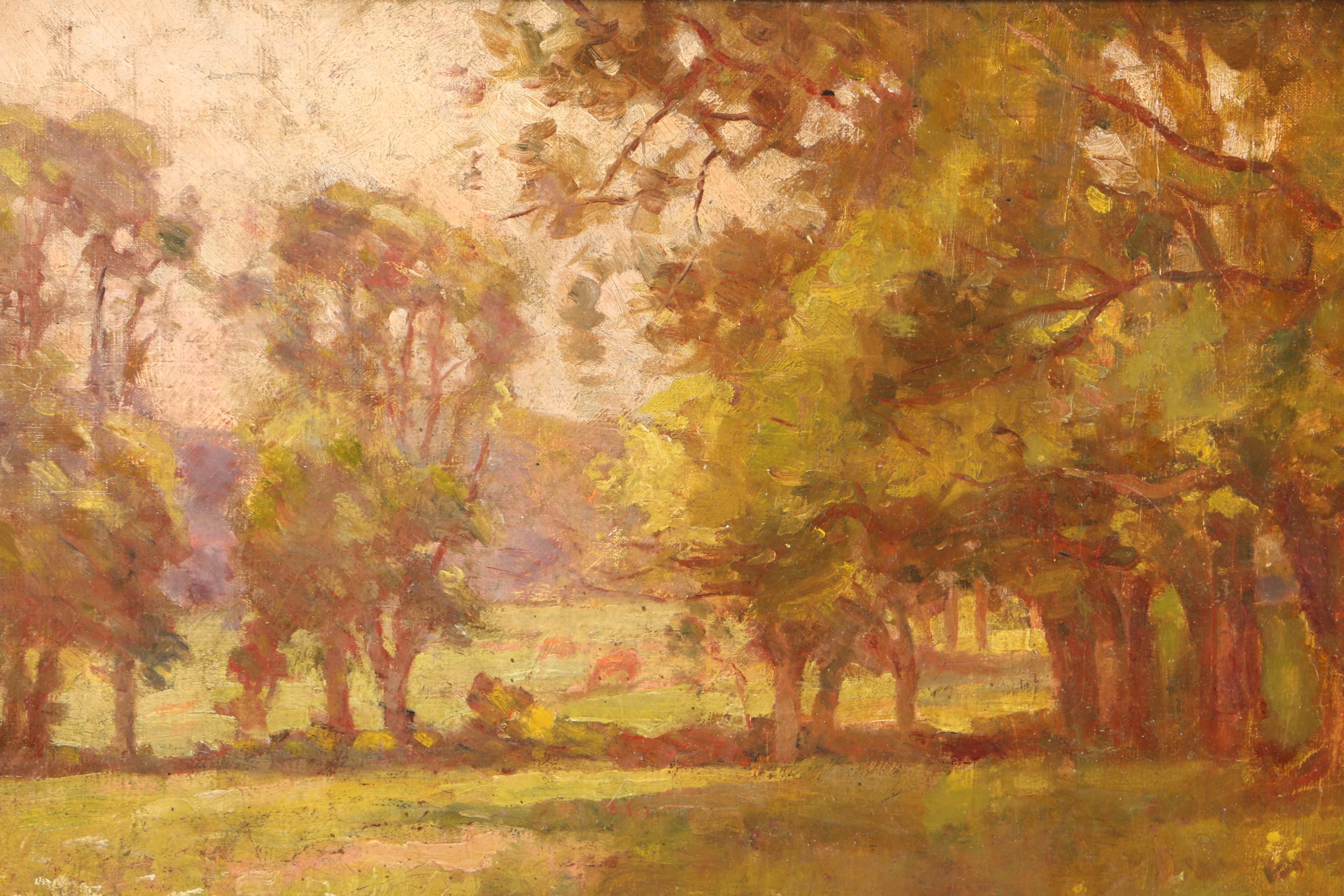 Edgar Nye Oil Painting of a Grove of Trees | EBTH