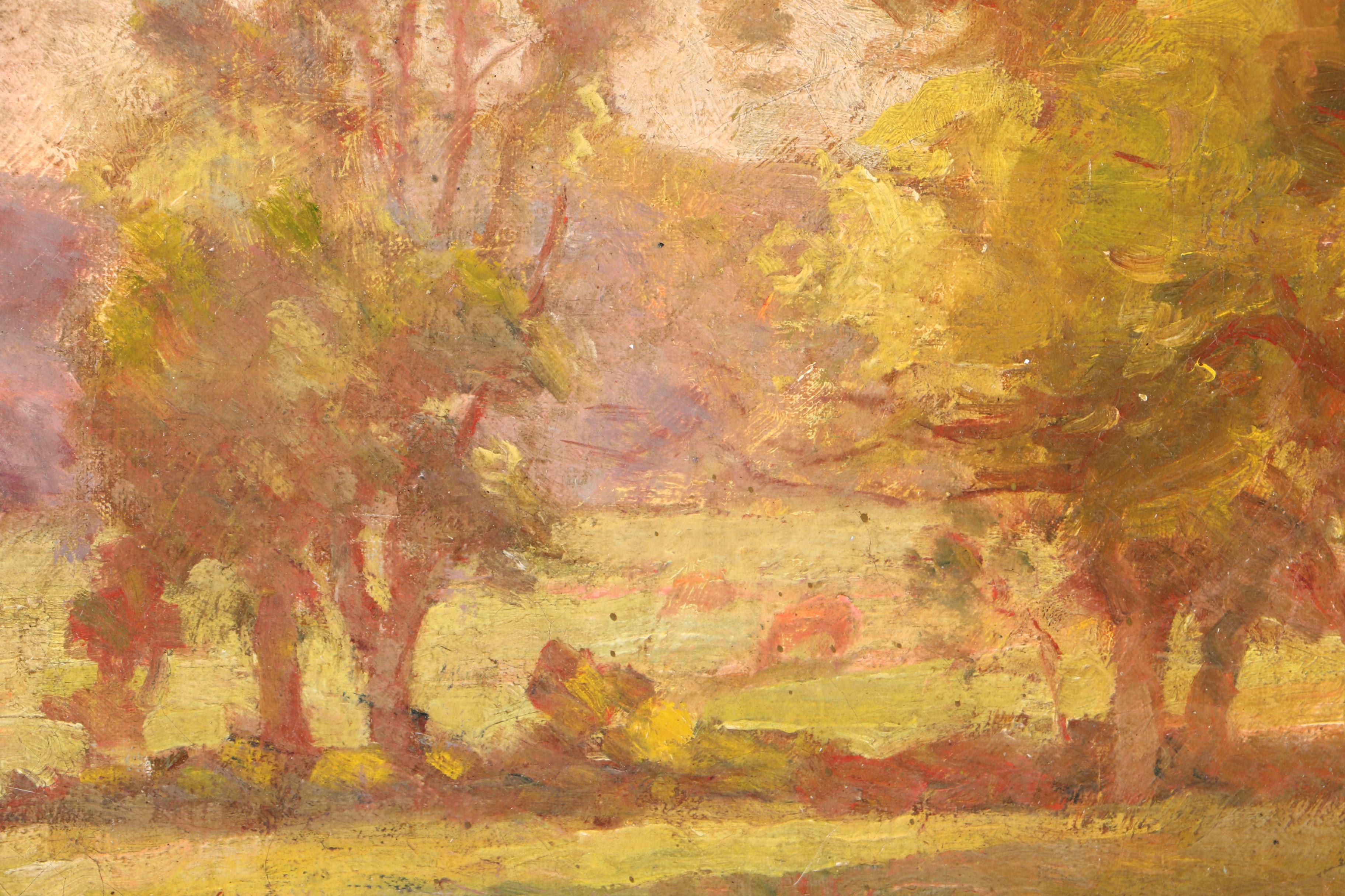 Edgar Nye Oil Painting of a Grove of Trees | EBTH