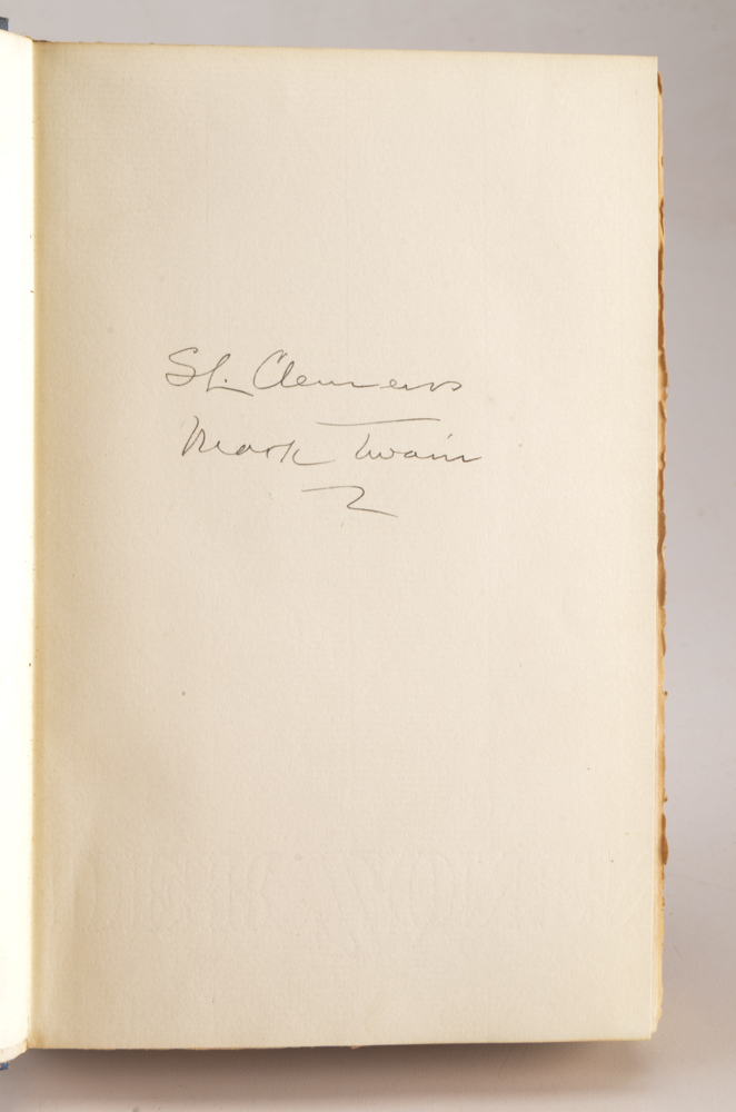 Signed "Writings of Mark Twain" Definitive Edition Book Set | EBTH