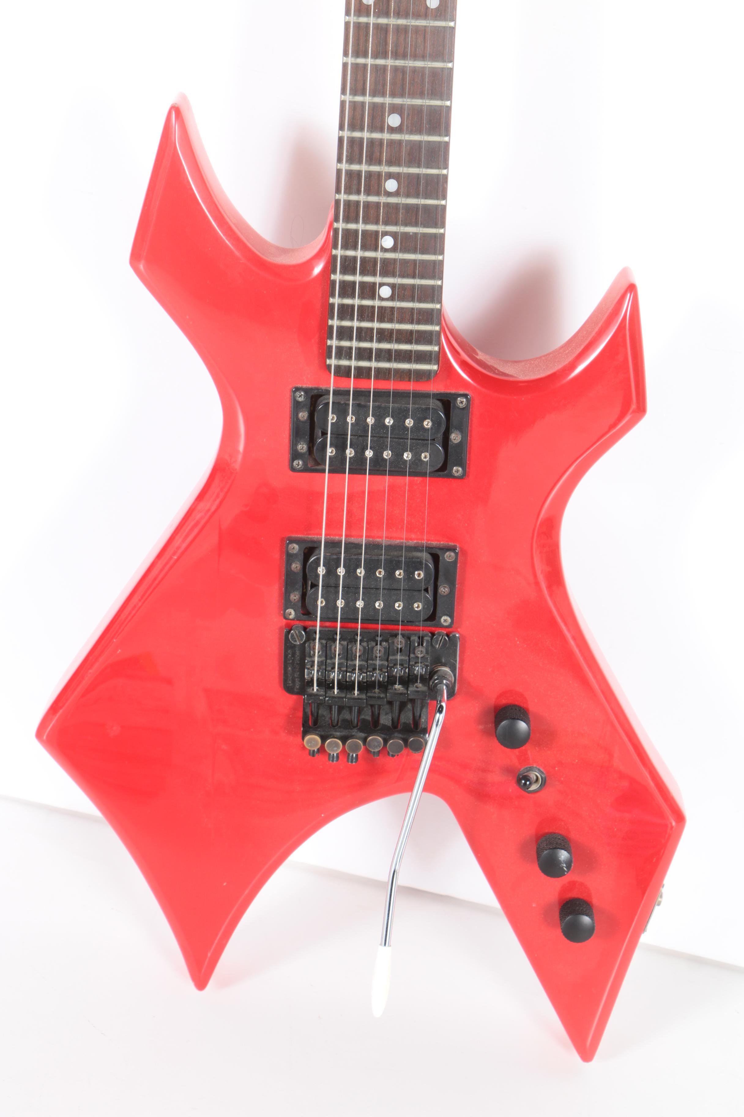BC Rich "NJ Series" Warlock Electric Guitar with Gig Bag and Strings | EBTH