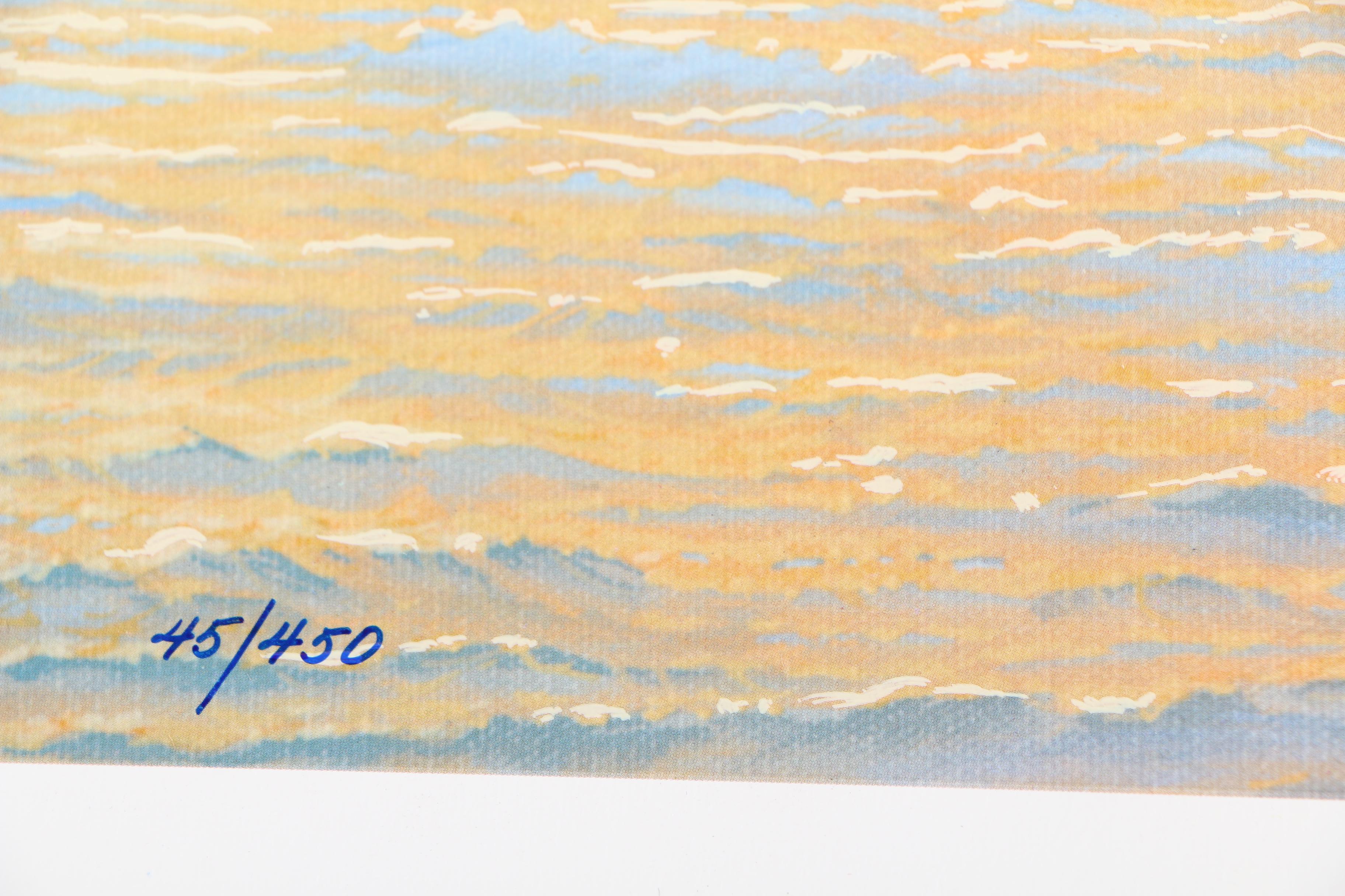 James Flood Limited Edition Seriolithograph "Norwegian Sky" | EBTH