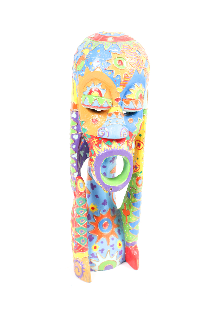 African Handmade Wooden Totem | EBTH