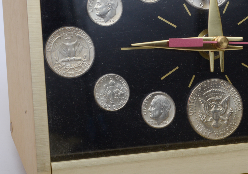 1964 Last Silver Coinage Clock | EBTH