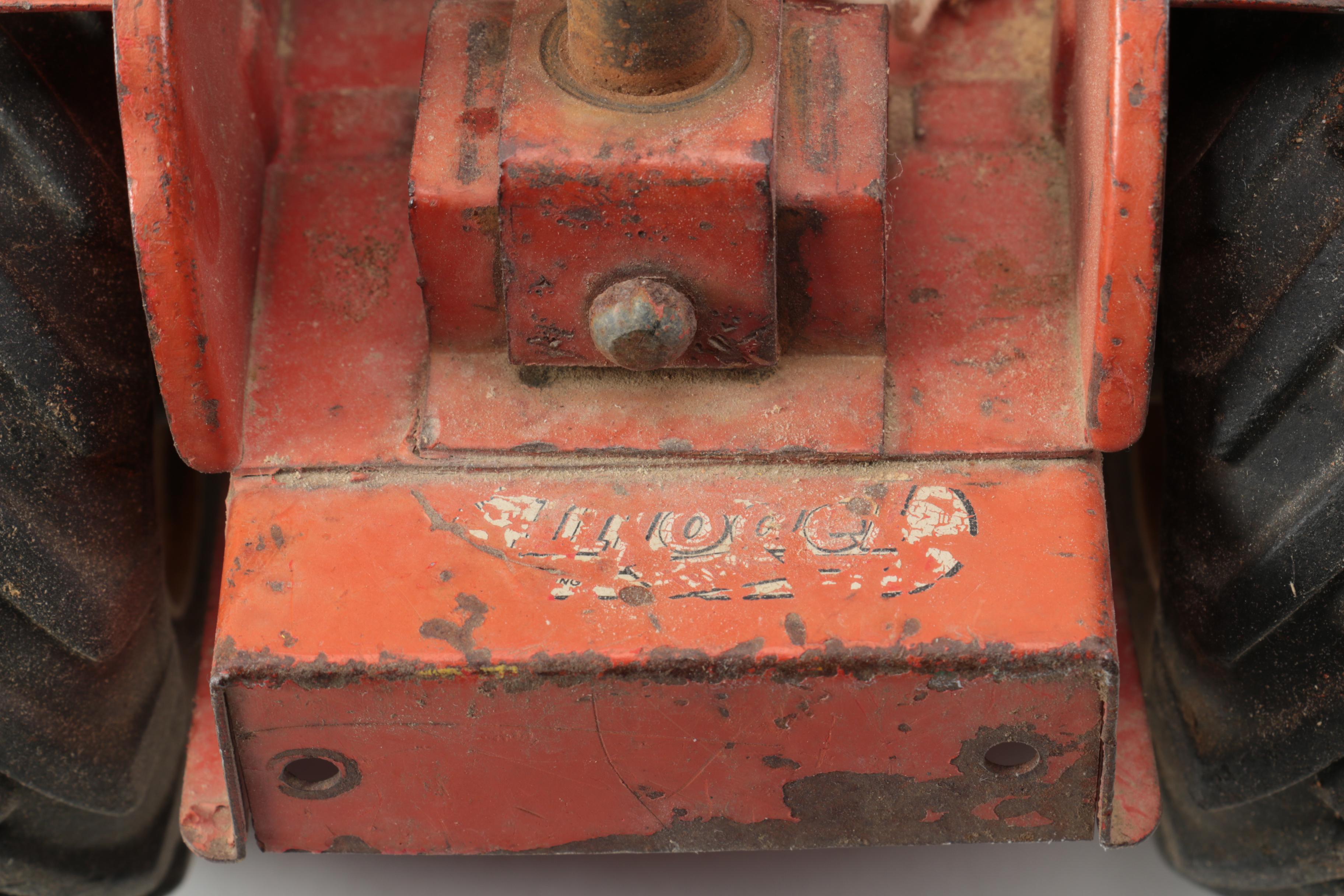 Doepke Model Toys Pressed Steel Tractor and Combine | EBTH