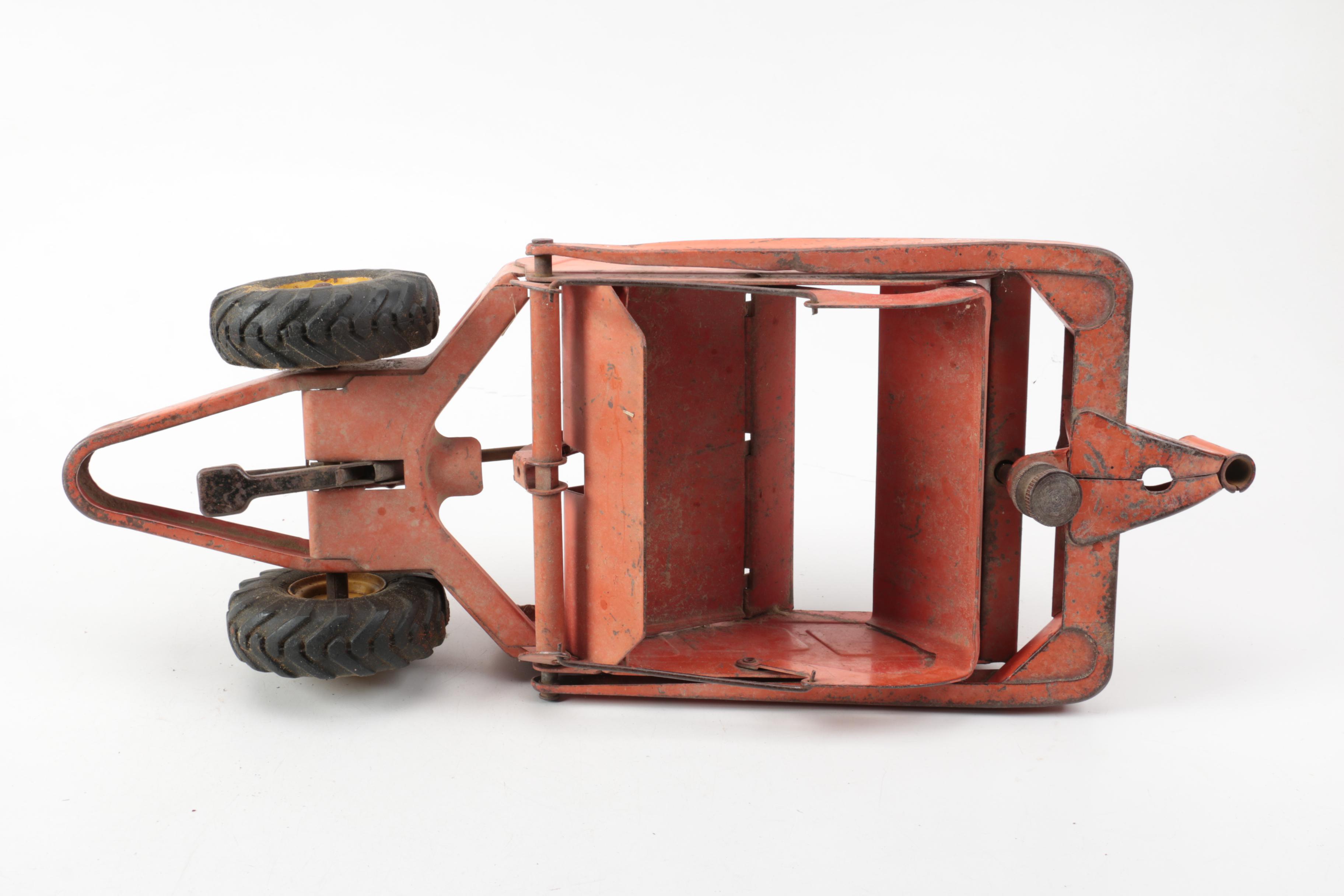 Doepke Model Toys Pressed Steel Tractor and Combine | EBTH