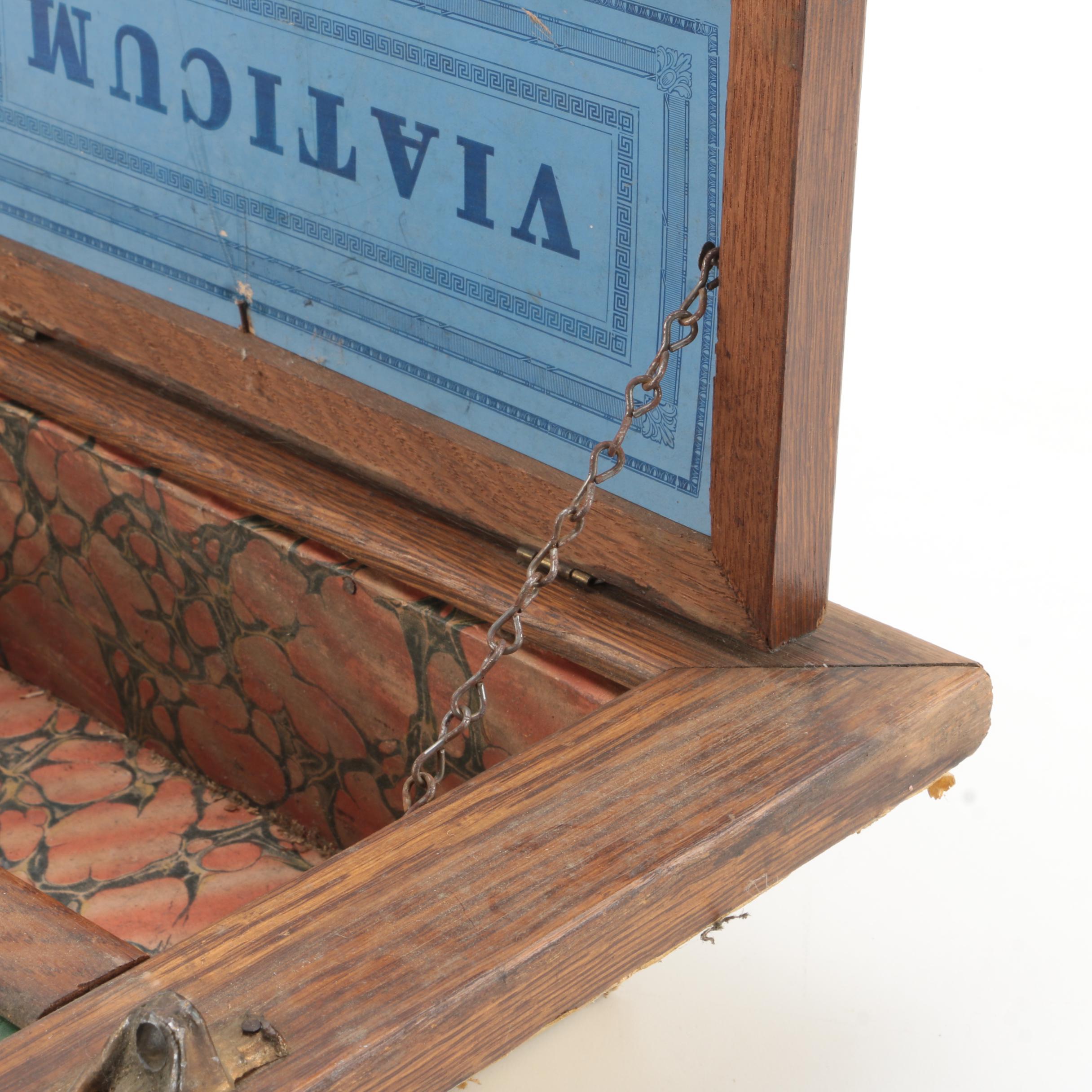 Antique Viaticum Sick Call Altar Box | EBTH