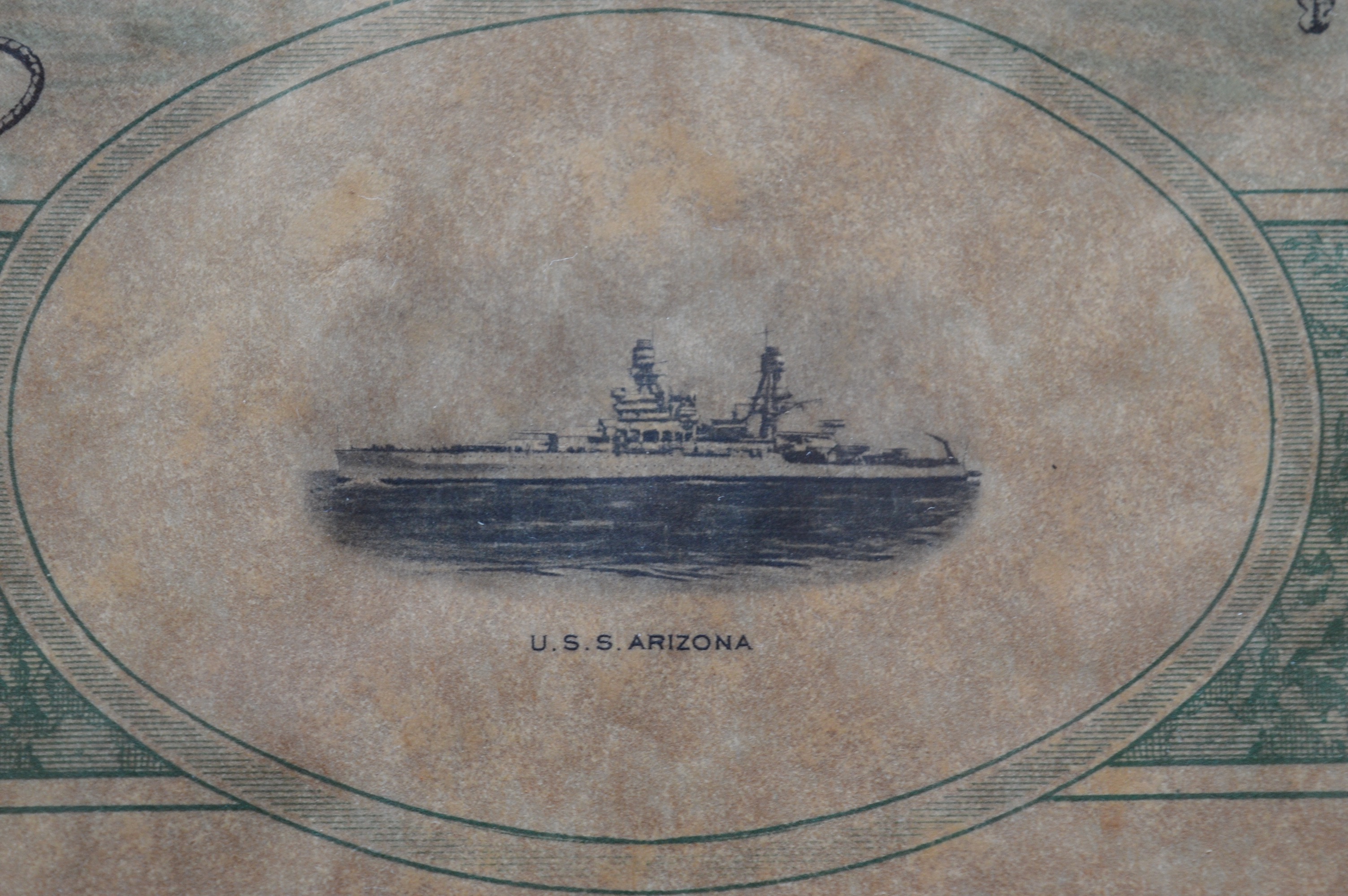 United States Navy USS Arizona Shellback Certificate | EBTH