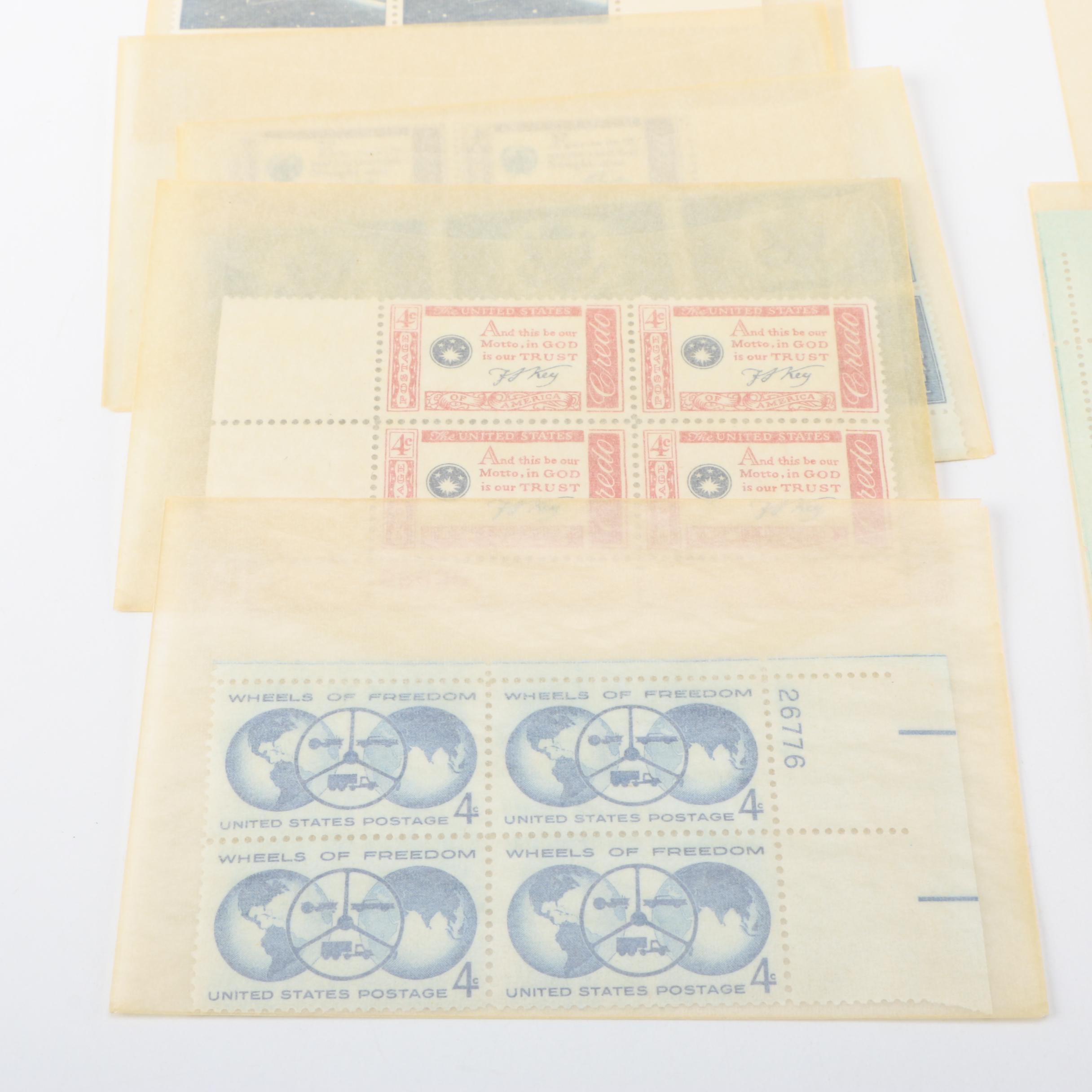 United States Postage Stamp Mint Blocks | EBTH