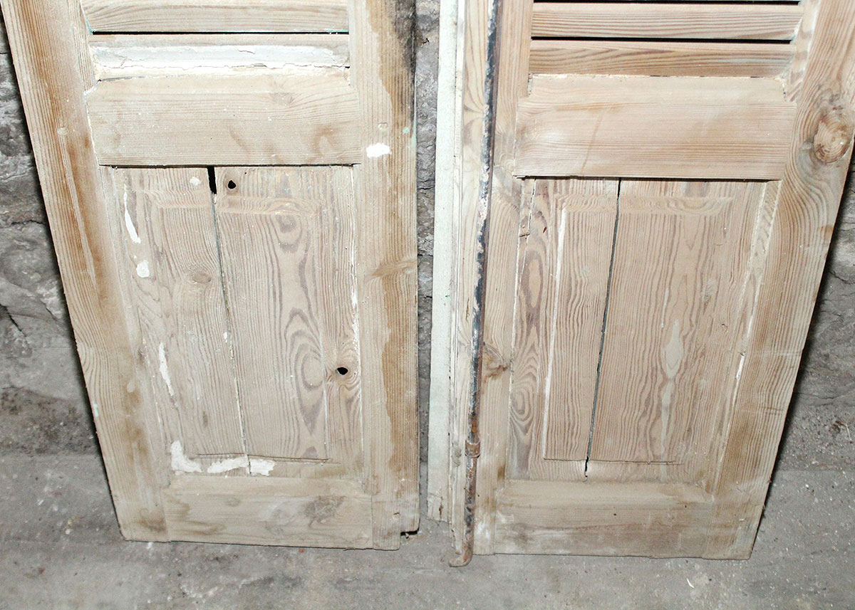 Arched Top Pine Window Shutters | EBTH