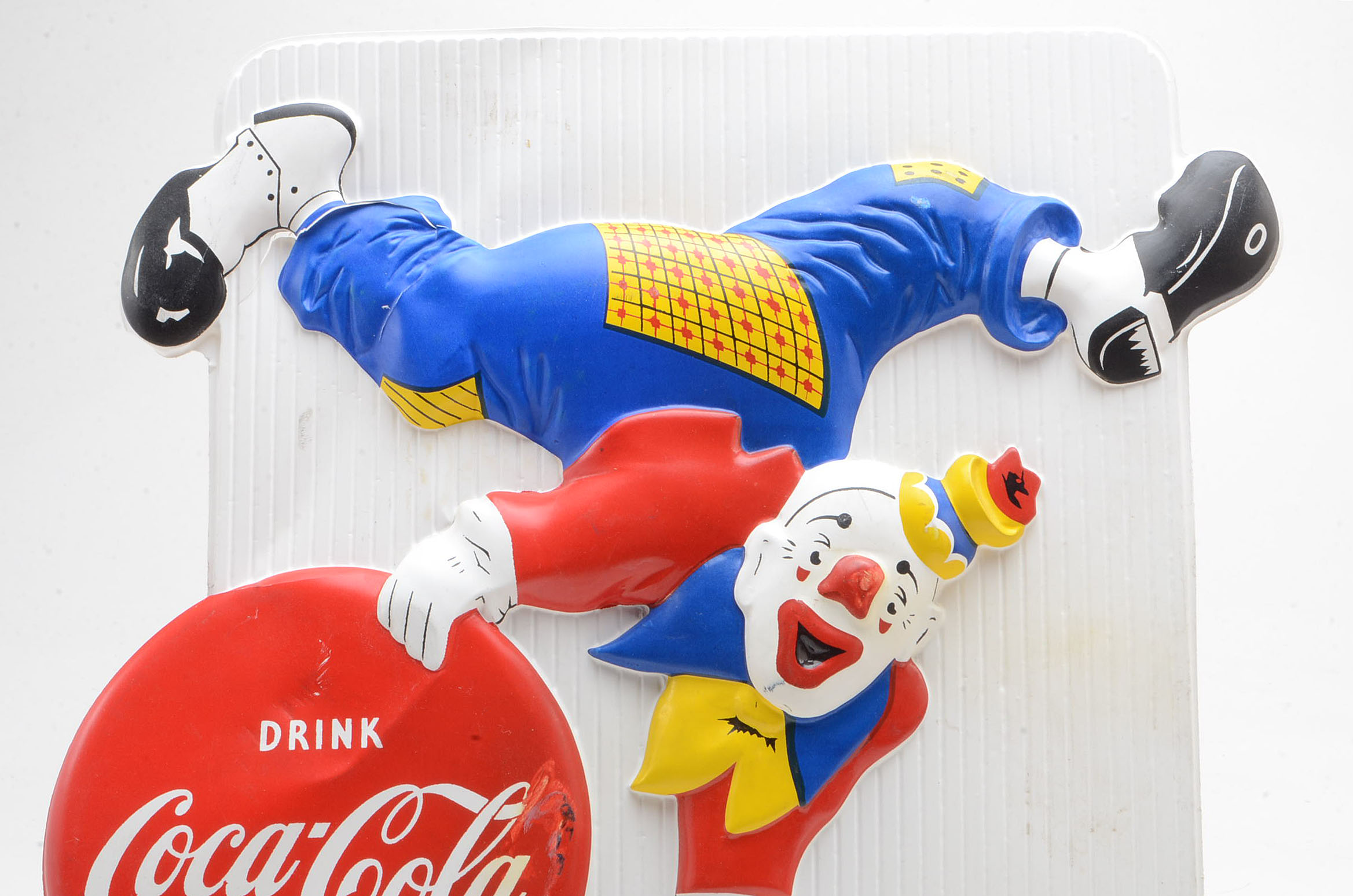 1950s/60s Coca-Cola Clown Sign | EBTH