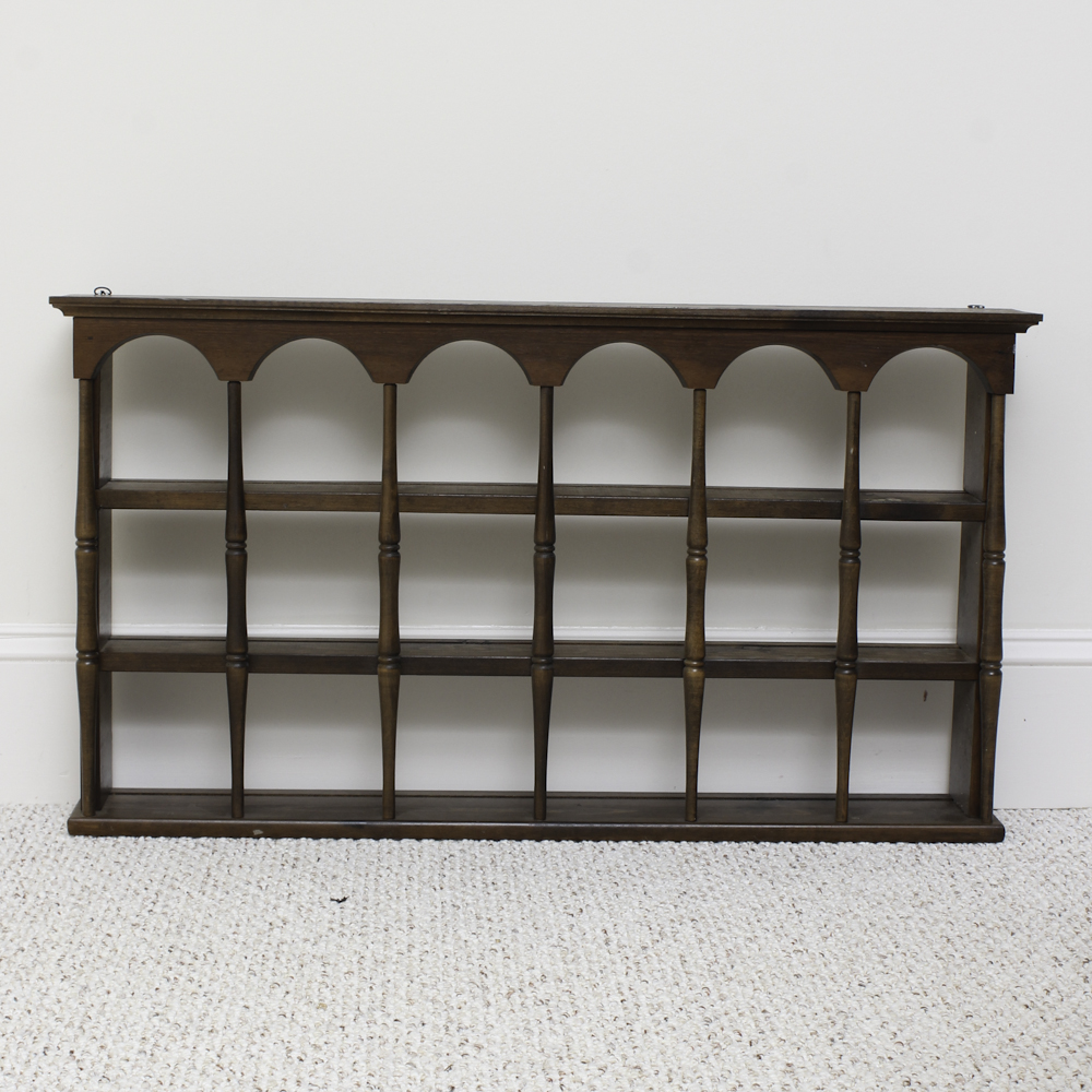 Wooden Display Wall Shelf | EBTH