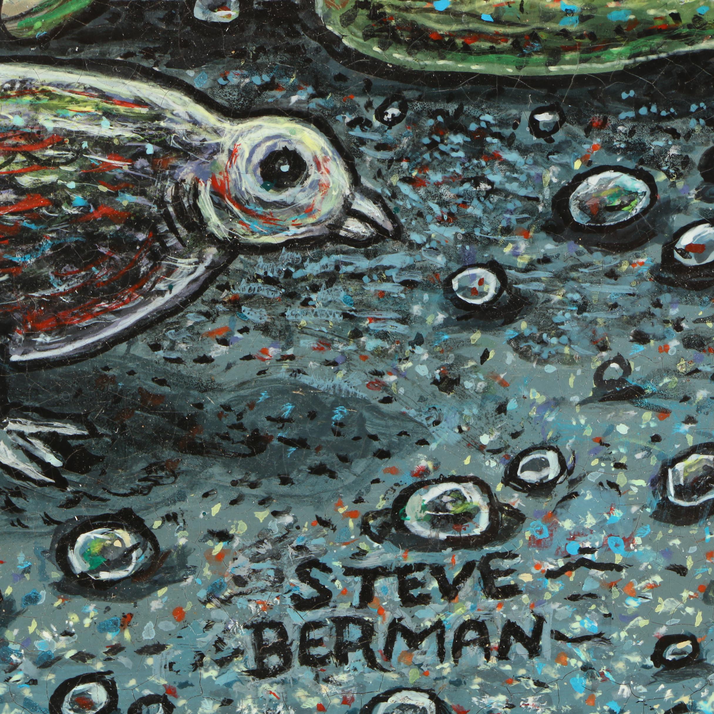 Steve Berman Acrylic Painting on Board | EBTH