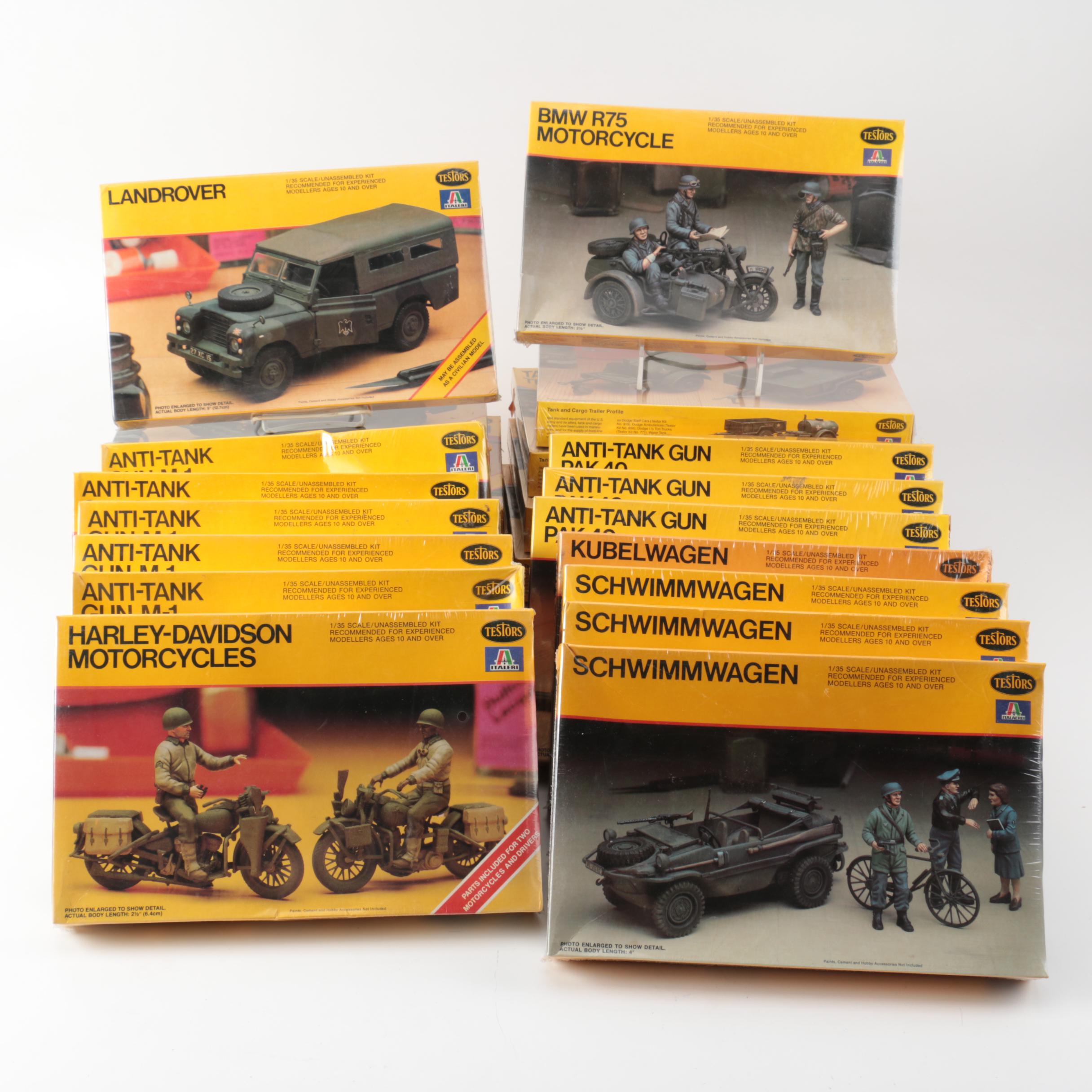 Testors 1/35 Scale U.S. Army Model Kits | EBTH
