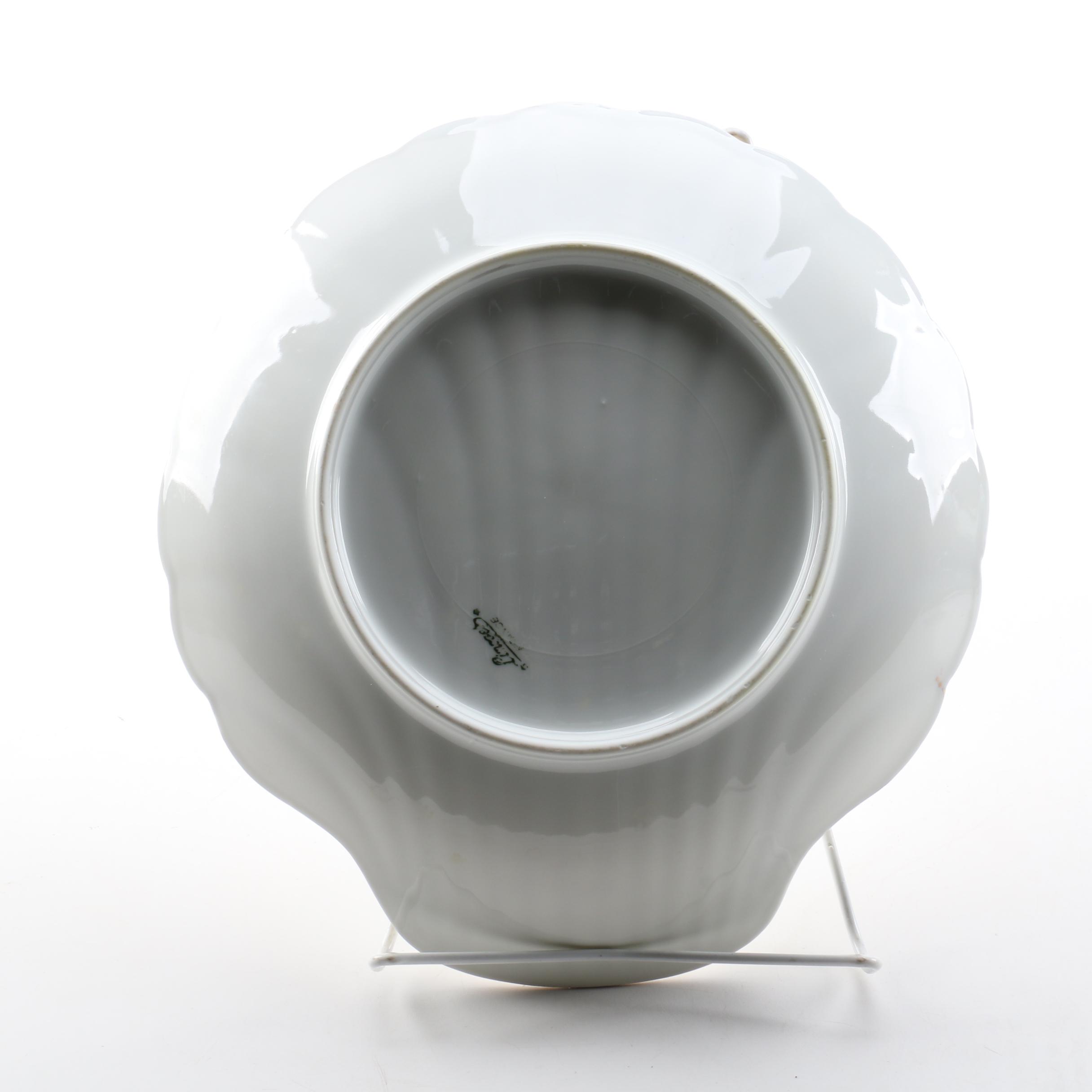 Limoges Porcelain Shell Plate | EBTH