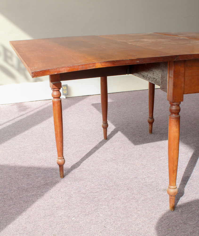 Antique Cherry Drop Leaf Gateleg Table | EBTH