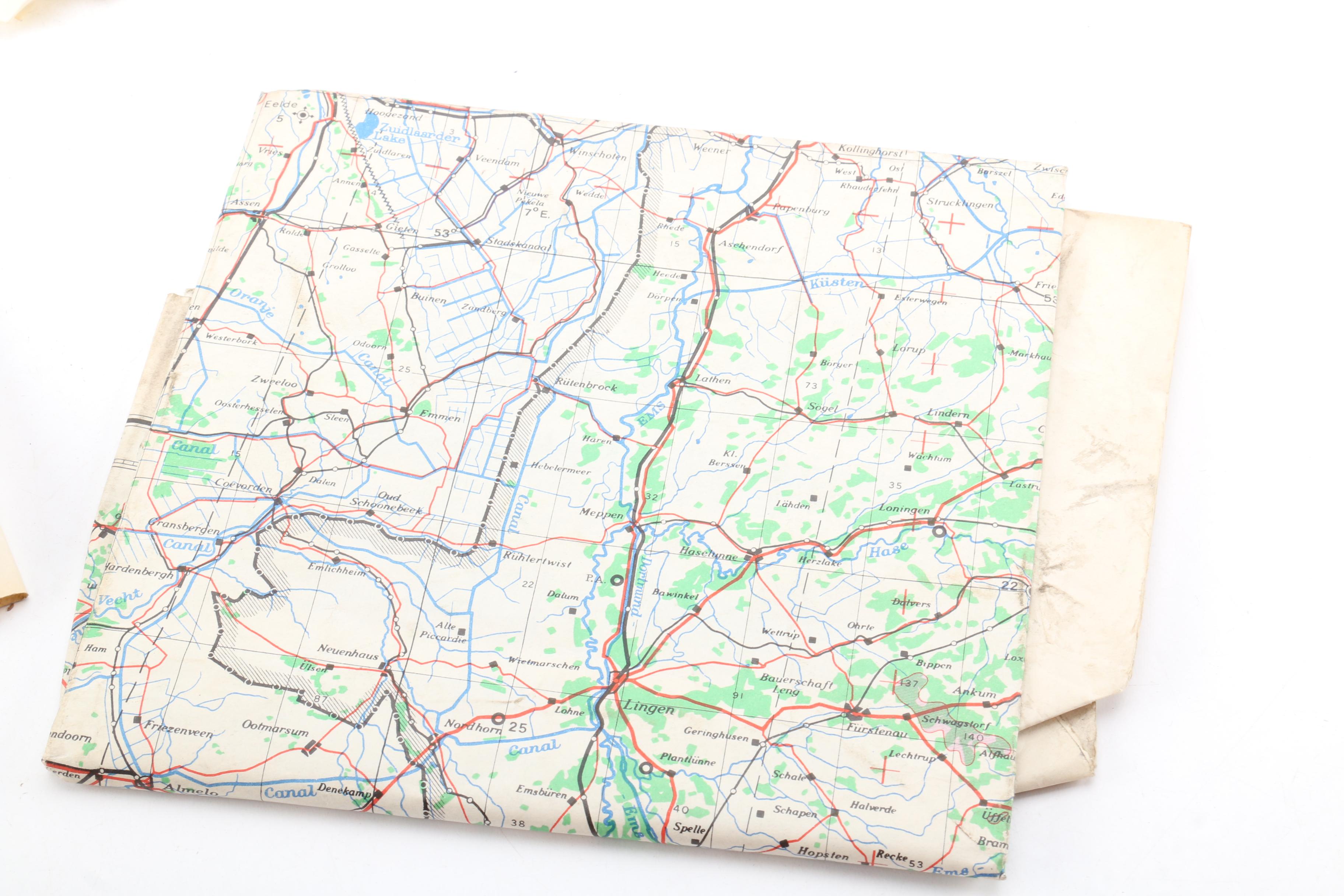 World War II Cloth Escape Maps of Germany | EBTH