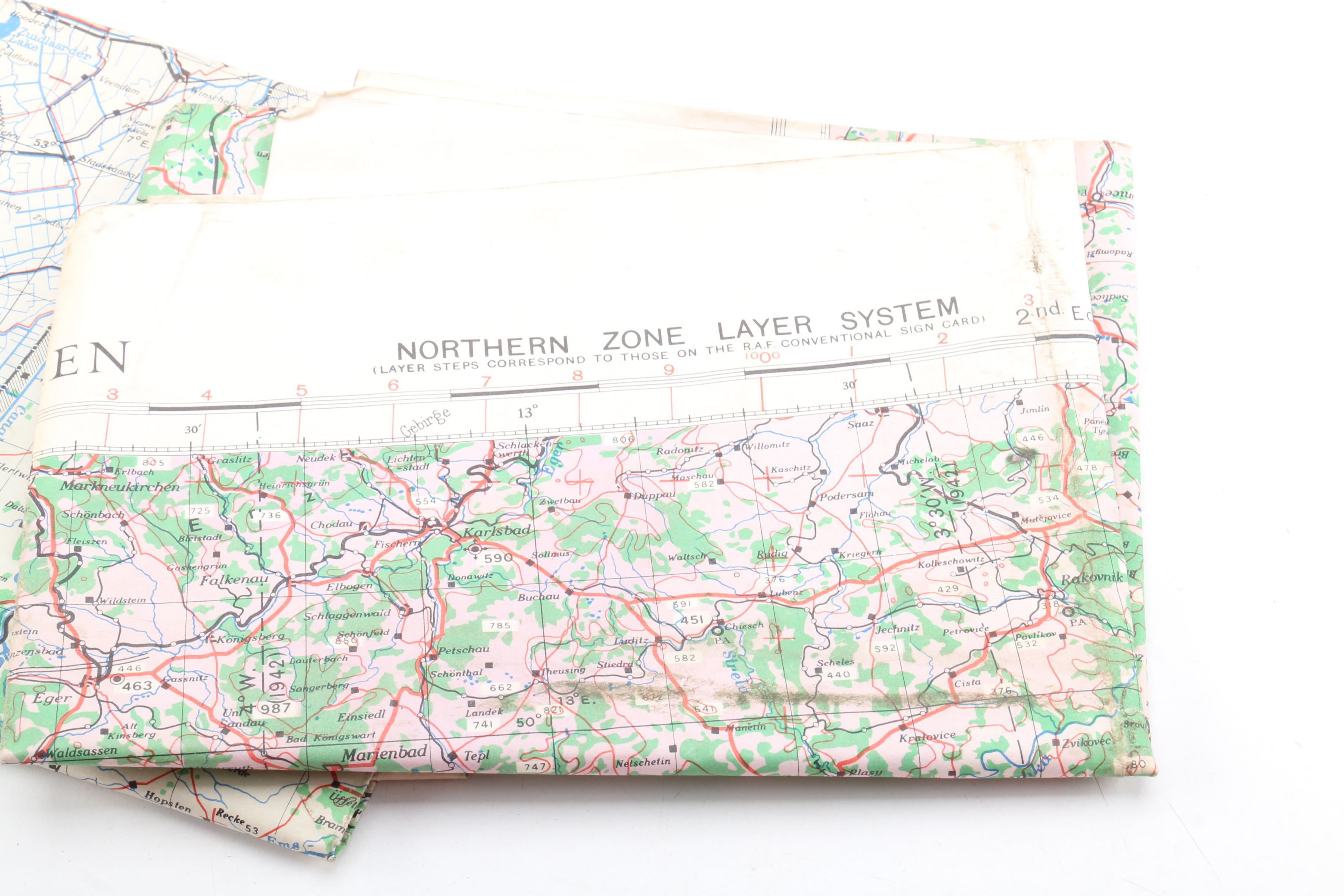 World War II Cloth Escape Maps of Germany | EBTH