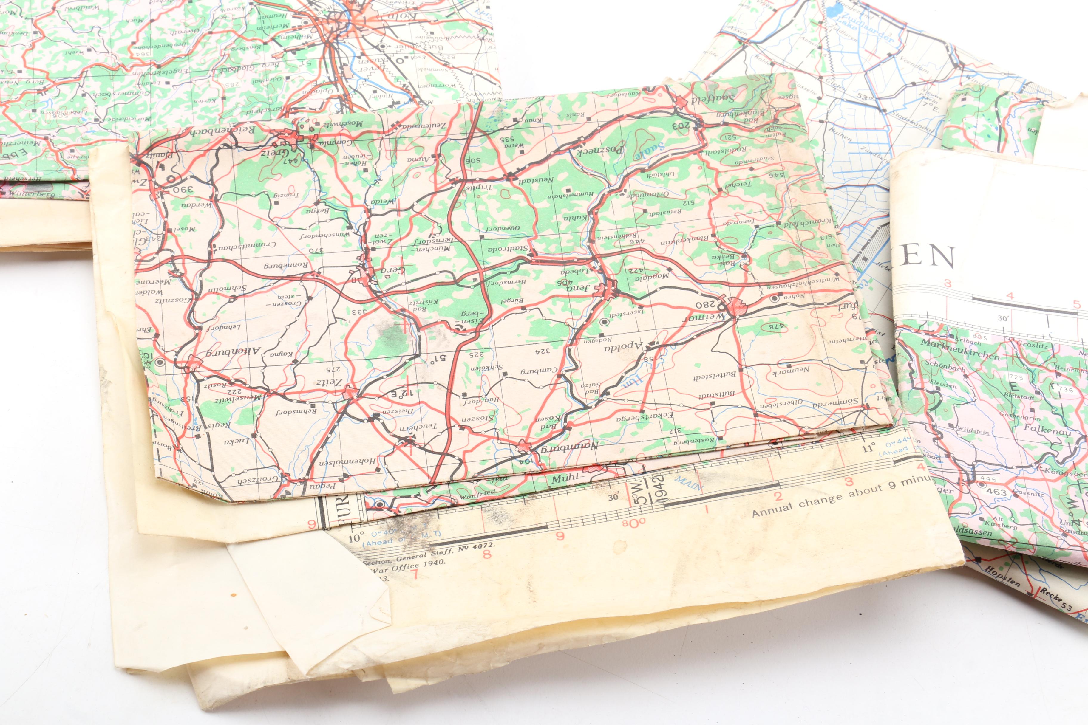 World War II Cloth Escape Maps of Germany | EBTH