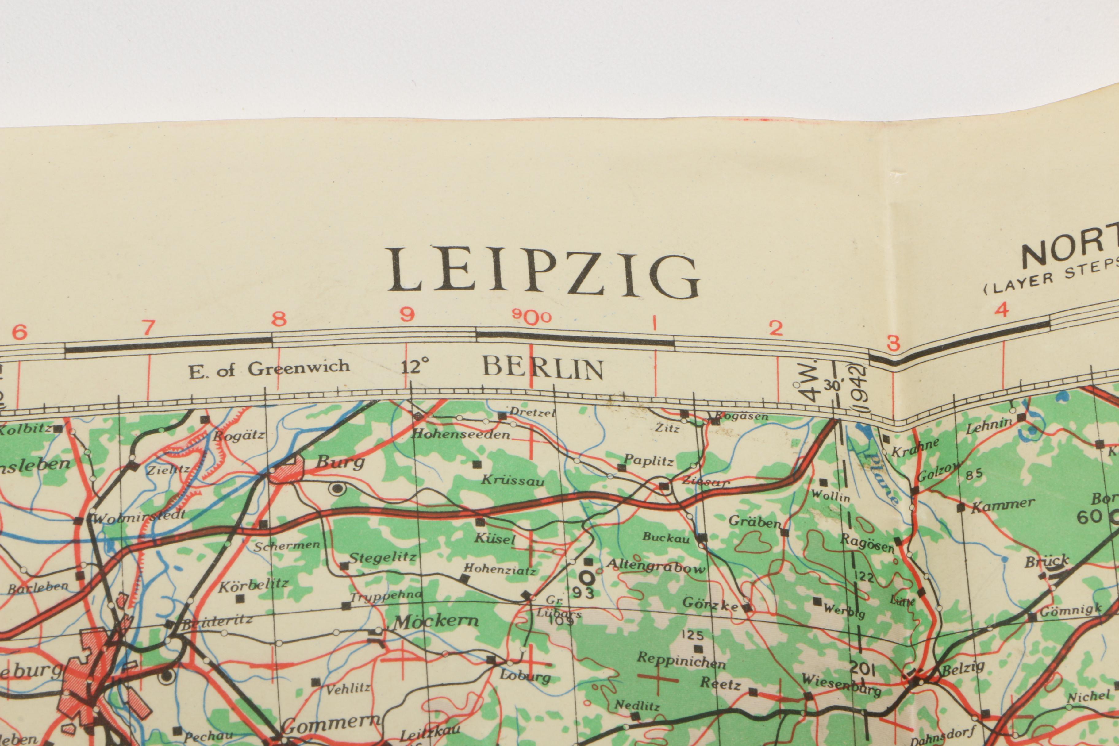 World War II Cloth Escape Maps of Germany | EBTH