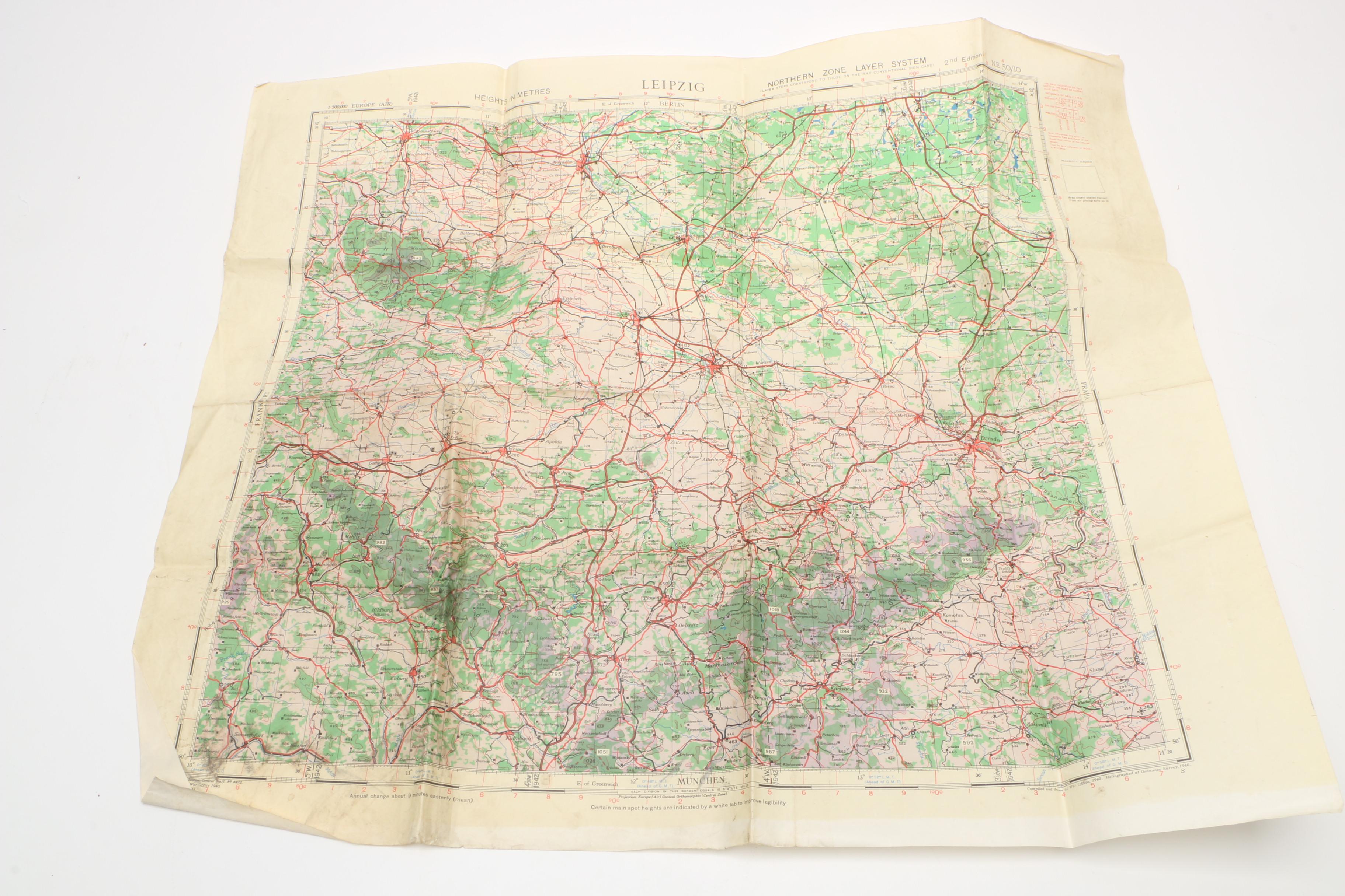 World War II Cloth Escape Maps of Germany | EBTH