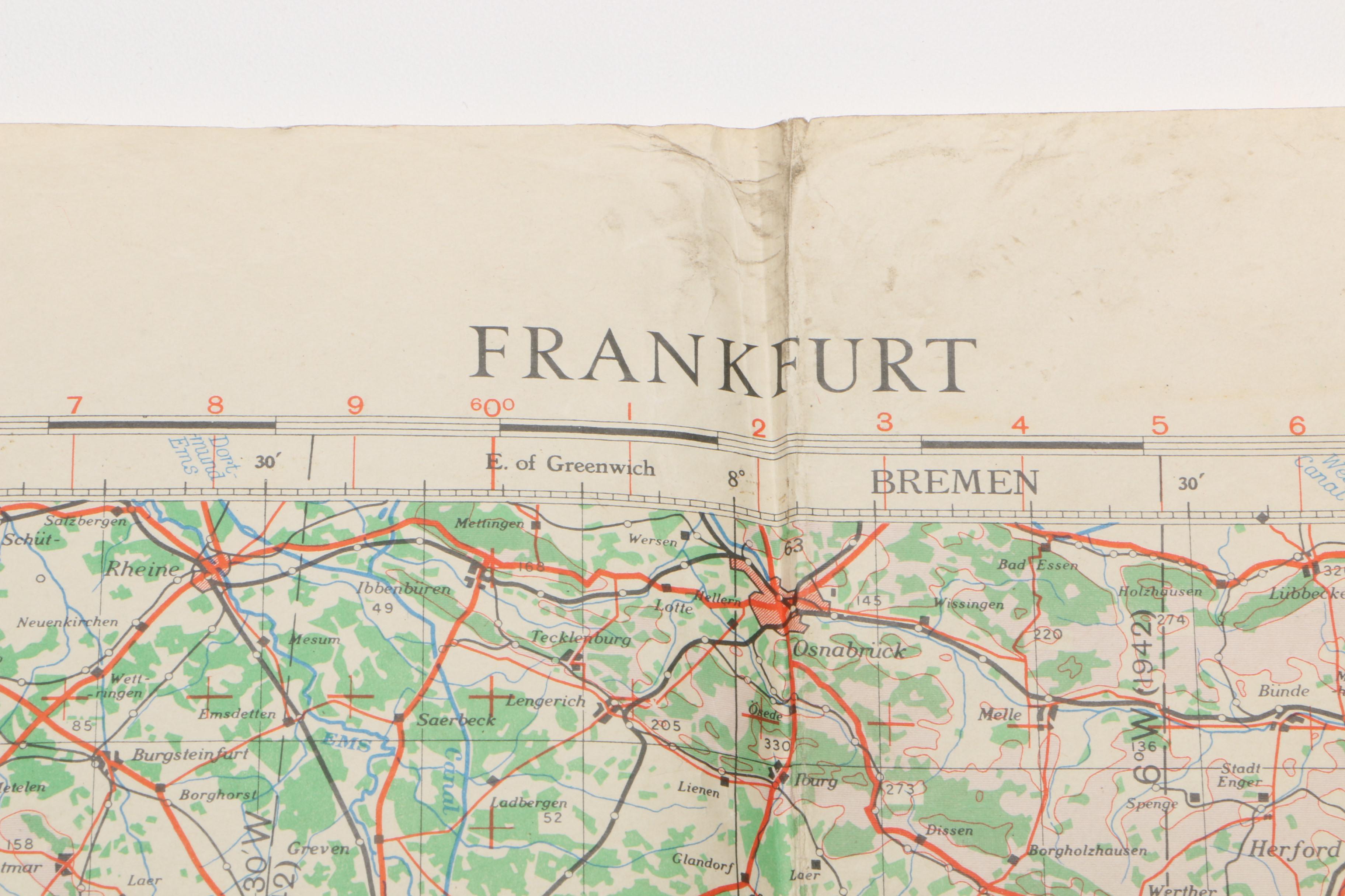 World War II Cloth Escape Maps of Germany | EBTH