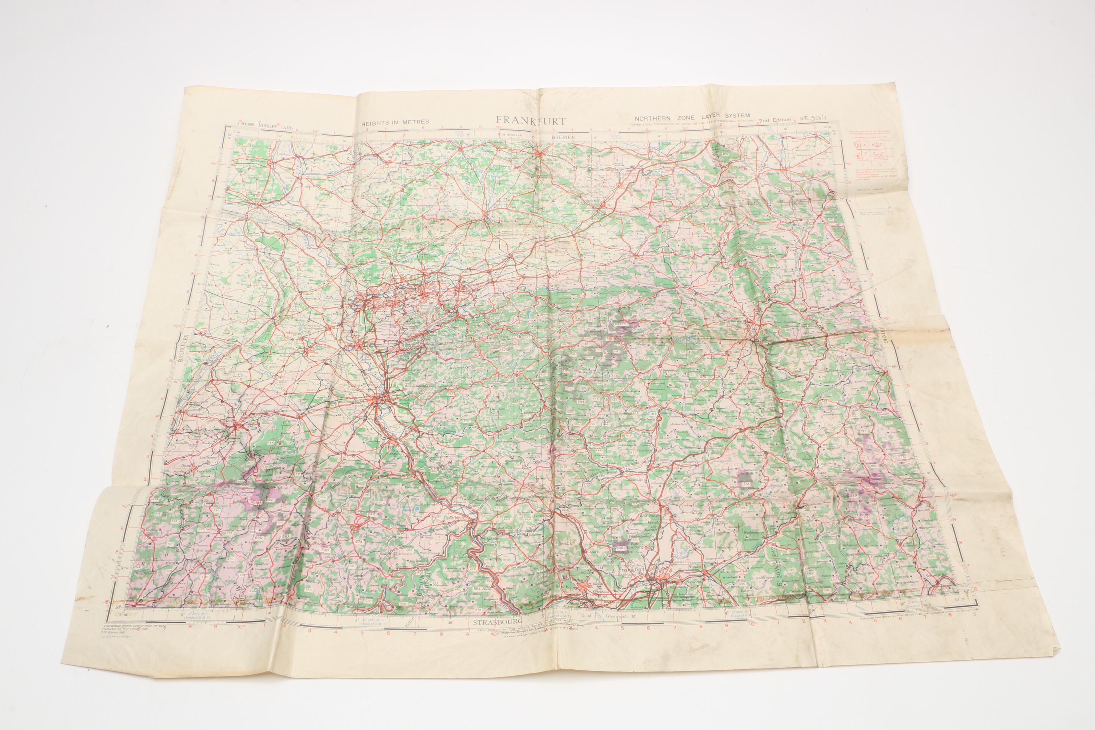World War II Cloth Escape Maps of Germany | EBTH