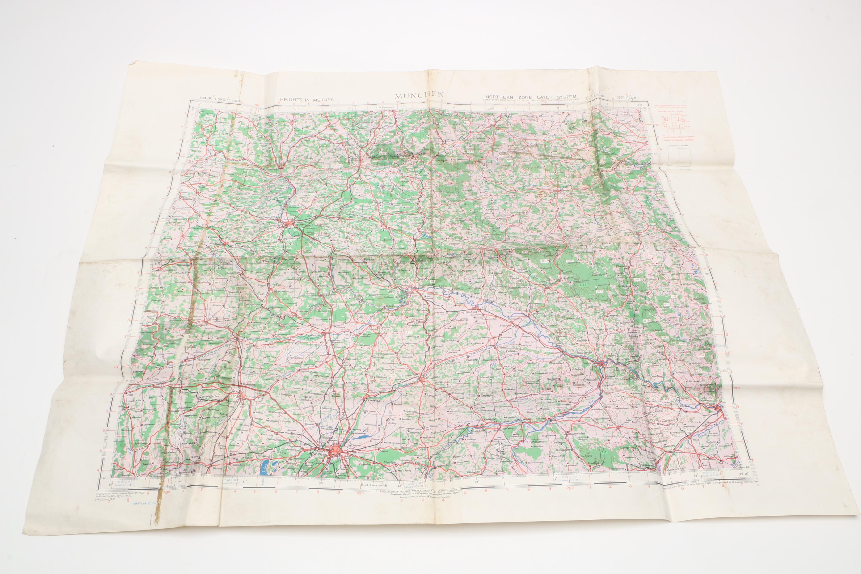 World War II Cloth Escape Maps of Germany | EBTH